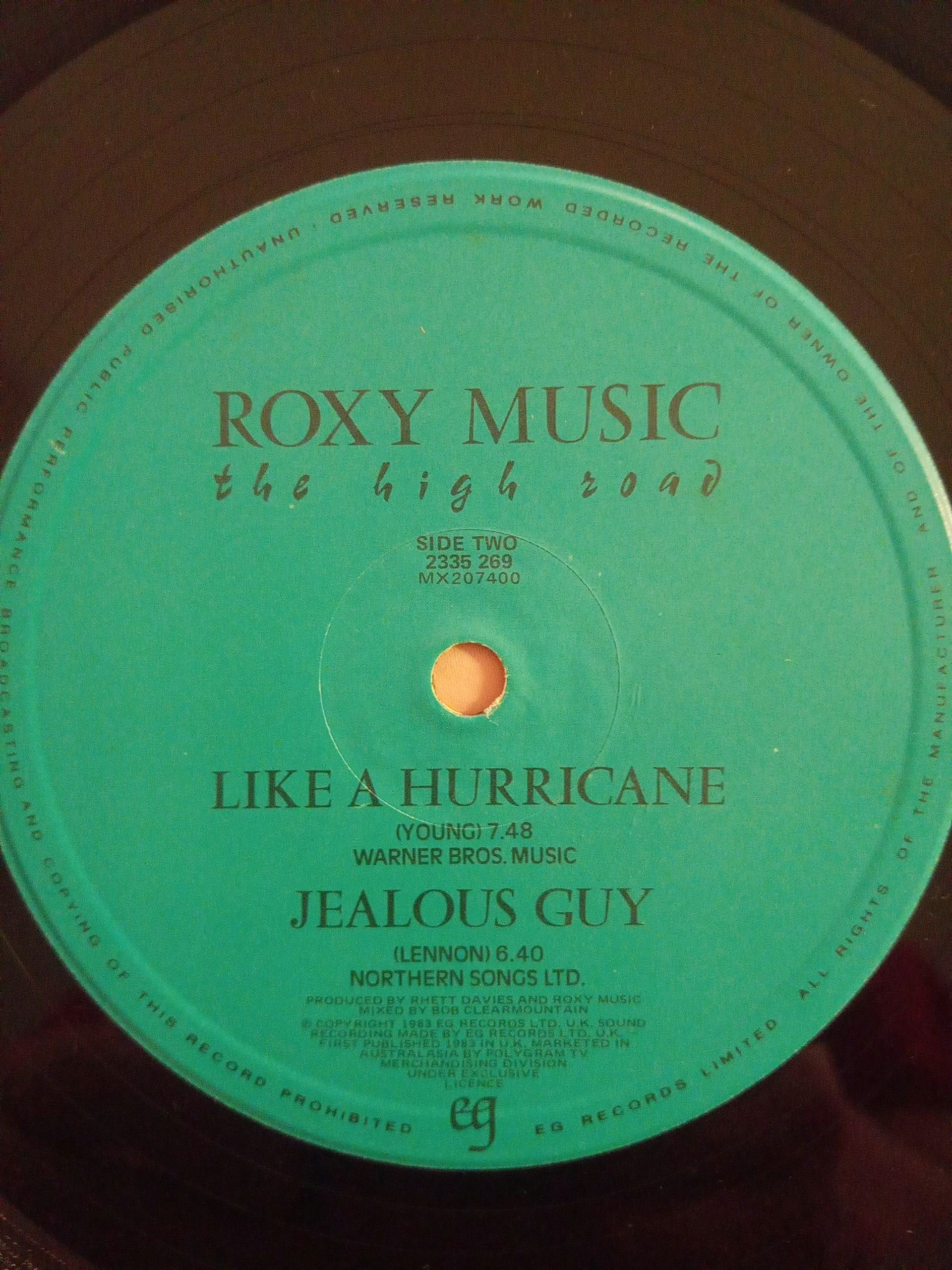 LP: Roxy Music - The High Road (Musique Roxy) - Vinyl, CD, and Blu-ray ...