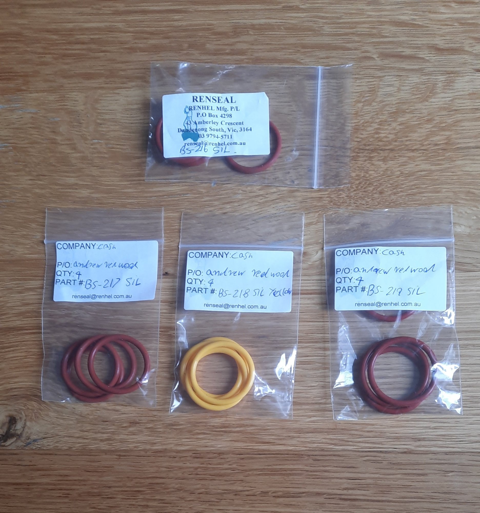 Silicone O-rings, 4 sizes - for use as tube rings |﻿ Hi-Fi and Cinema ...