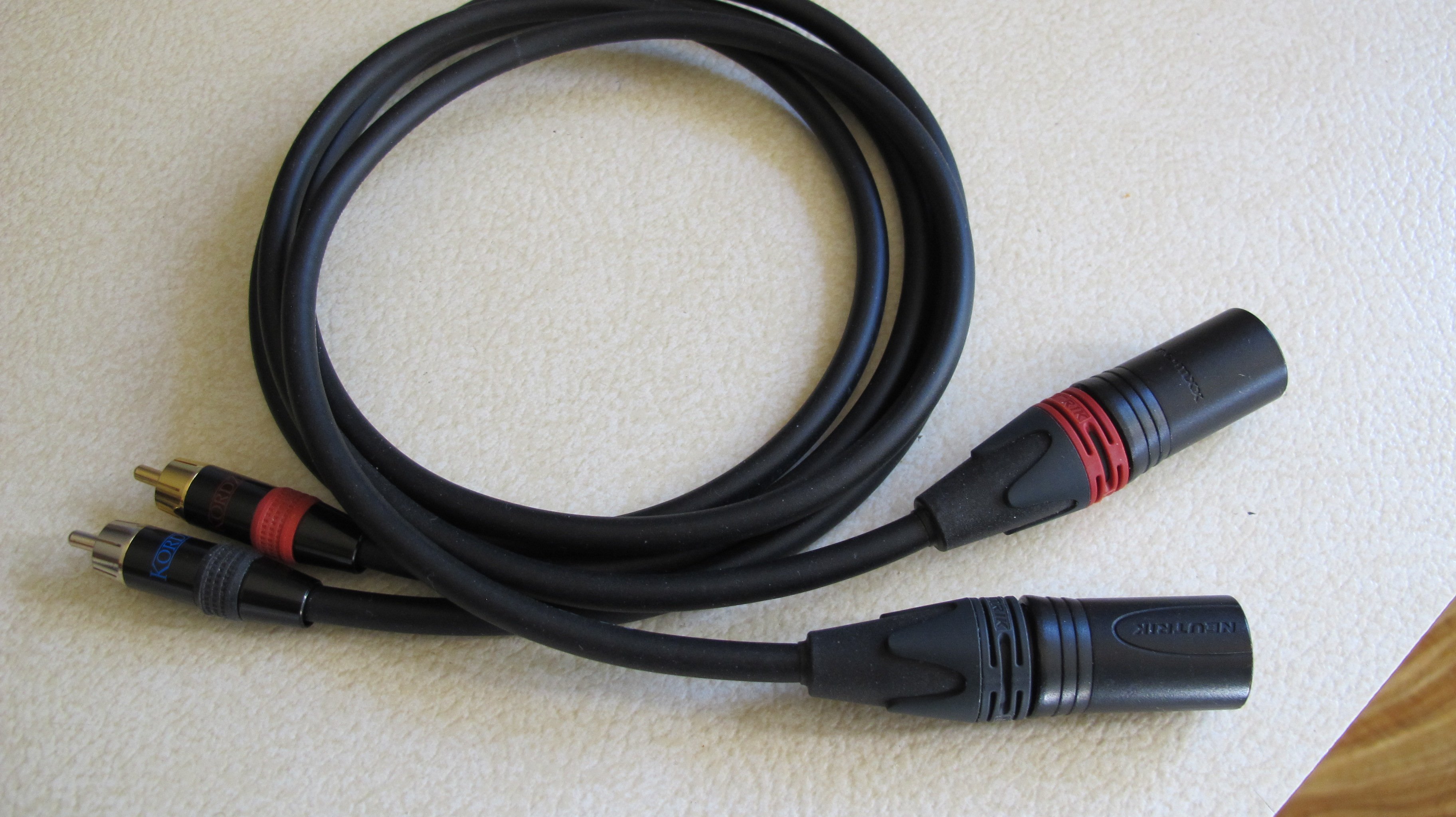 VAN DAMME XKE XLR TO RCA INTERCONNECT CABLE |﻿ Hi-Fi and Cinema Cables ...