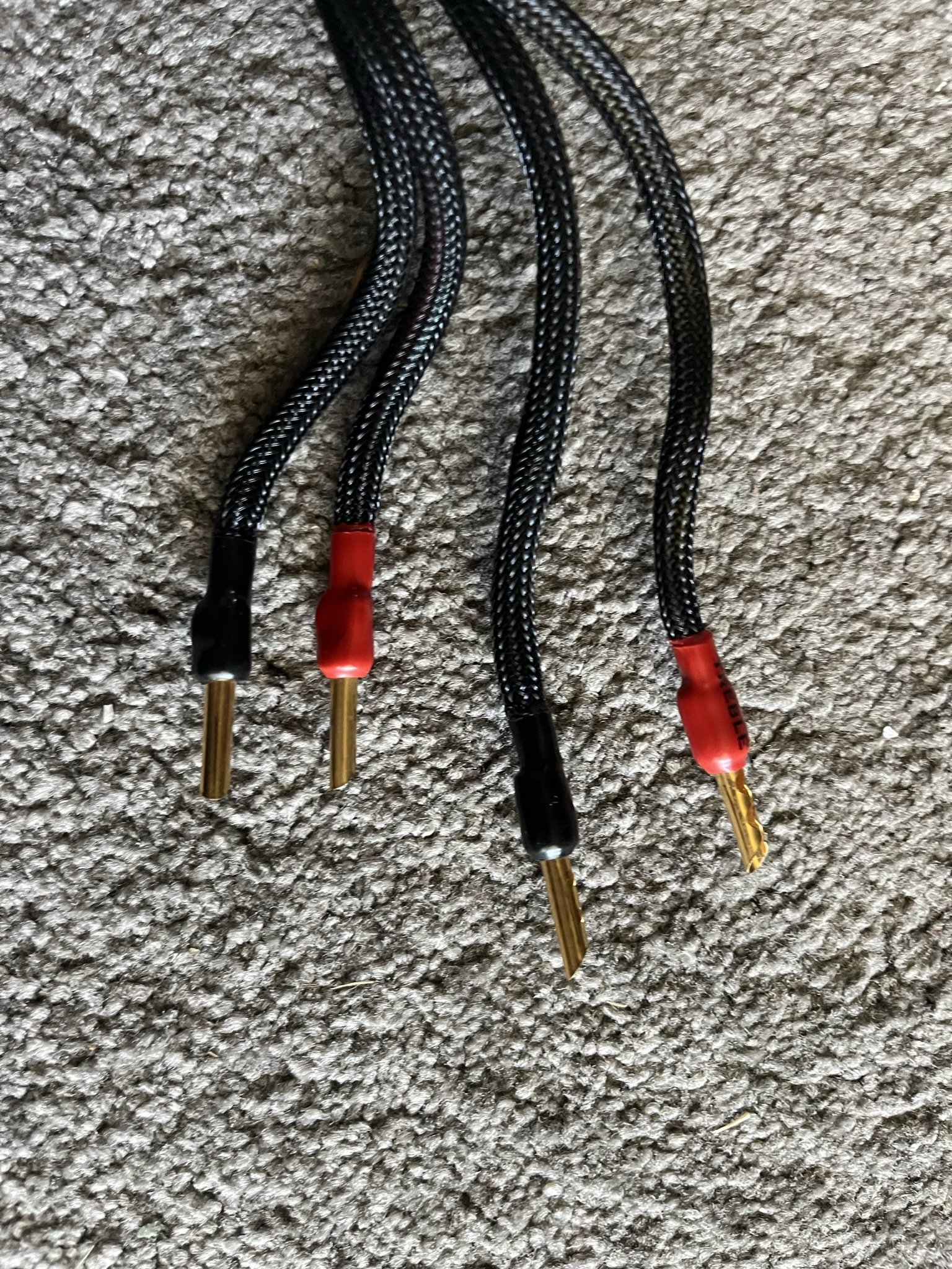 Audioquest Bedrock single bi wire speaker cable - Hi-Fi and Cinema ...