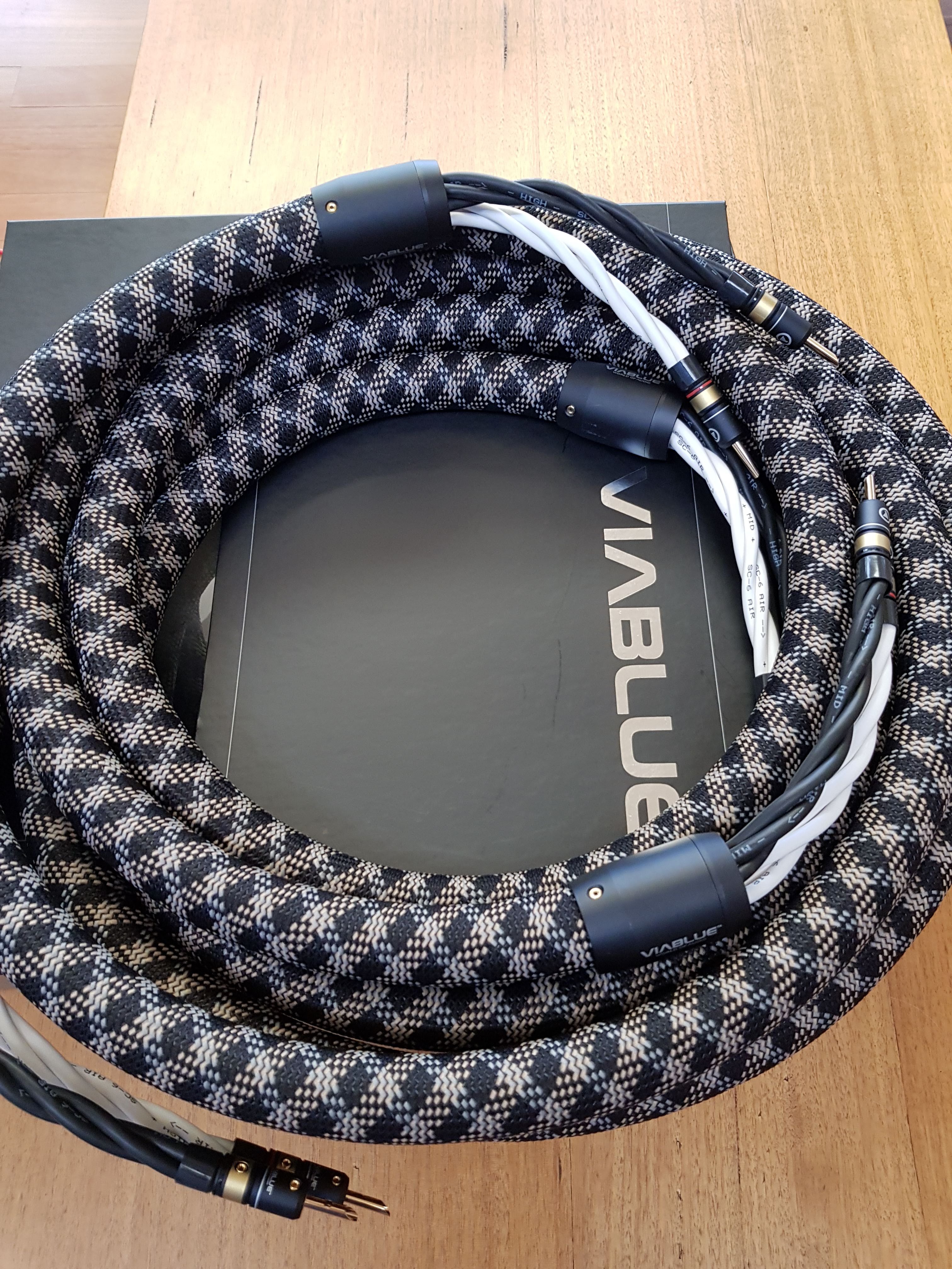 VIABLUE SC-6 Air Silver speaker cable pair 3m - Hi-Fi and Cinema Cables & Accessories - StereoNET
