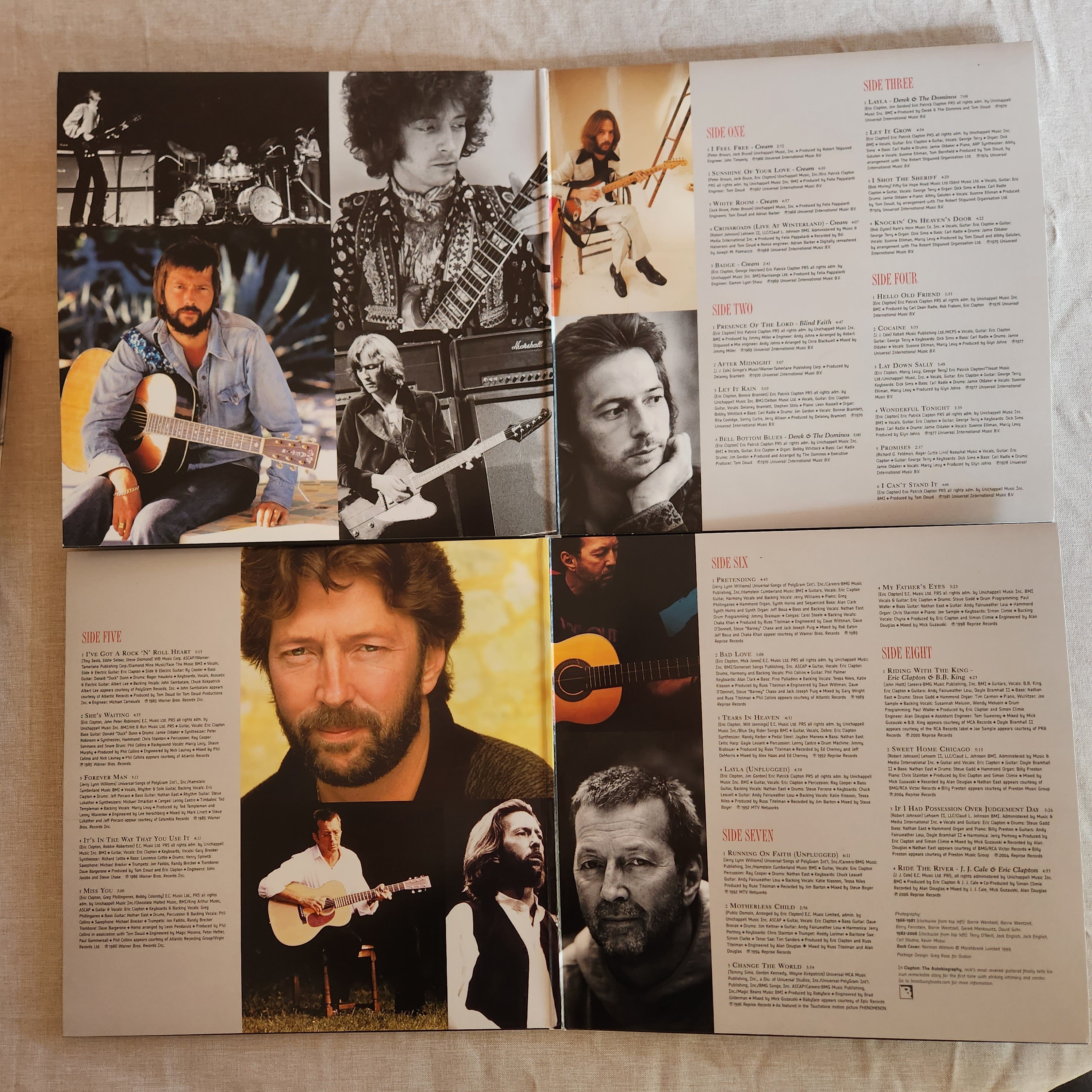 Clapton Complete Clapton 4lp boxset |﻿ Vinyl, CD, and Blu-ray