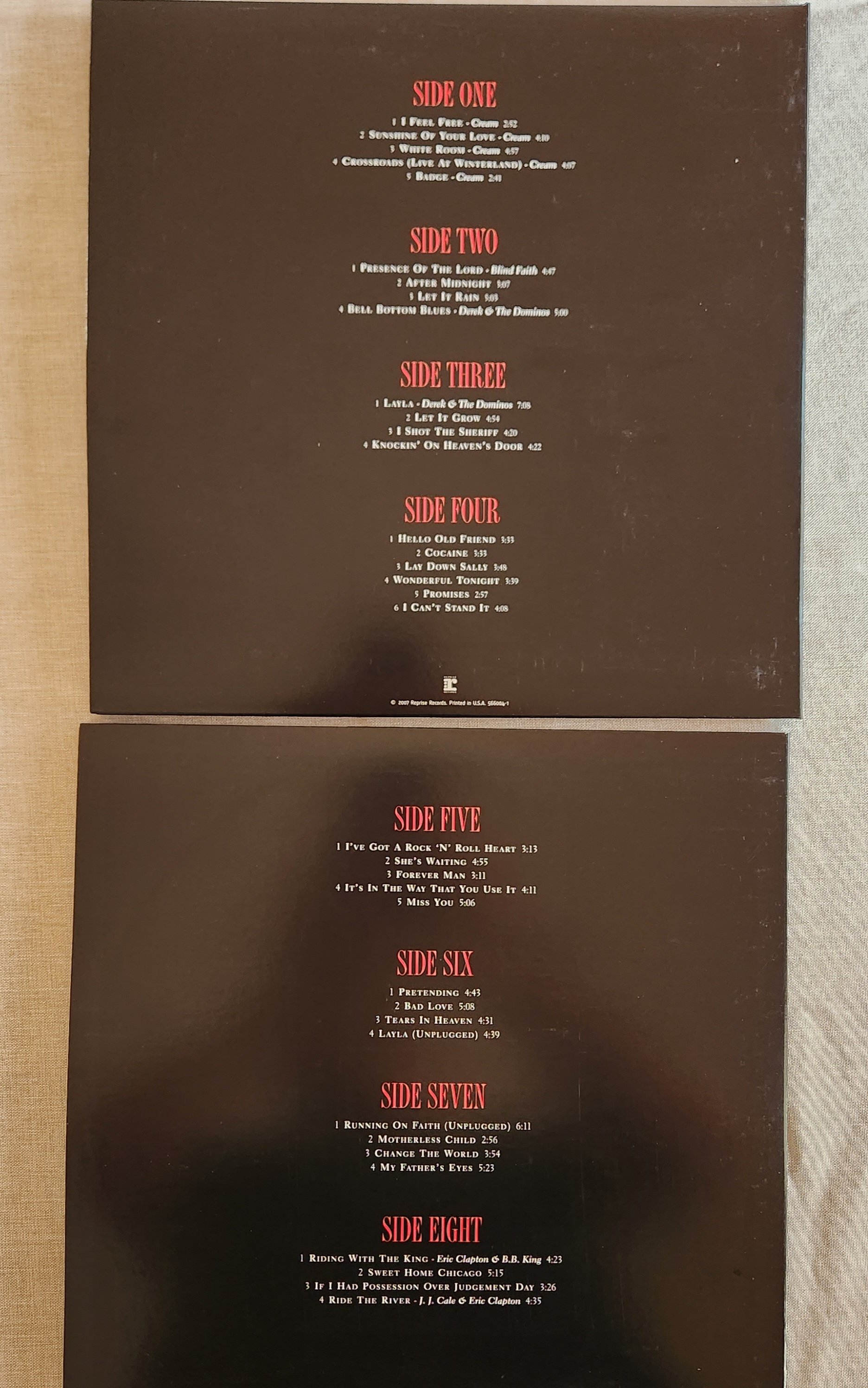 Clapton Complete Clapton 4lp boxset |﻿ Vinyl, CD, and Blu-ray