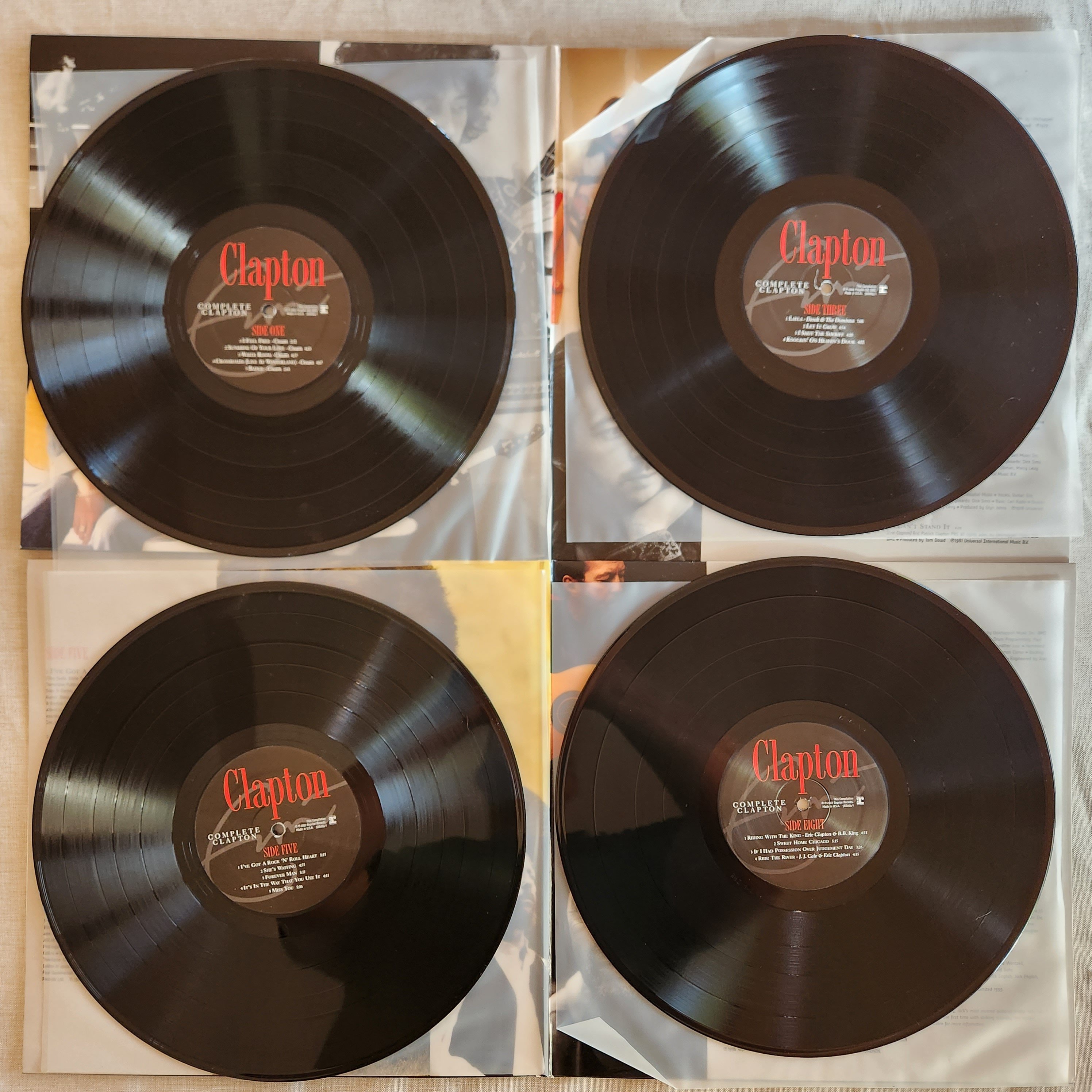 Clapton Complete Clapton 4lp boxset |﻿ Vinyl, CD, and Blu-ray