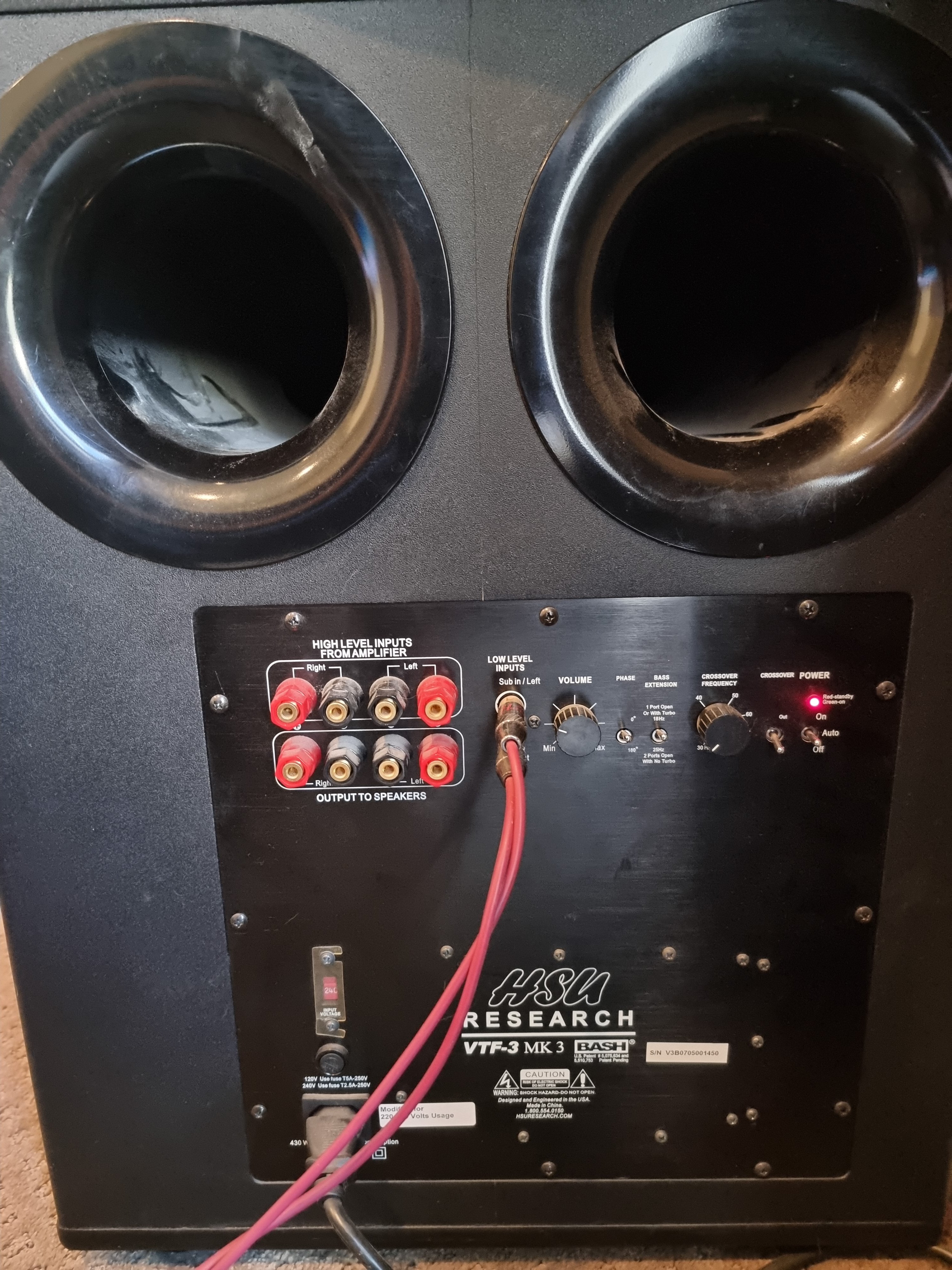 HSU Research VTF-3 Mk3 Sub (large) - Stereo, Home Cinema, Headphones ...