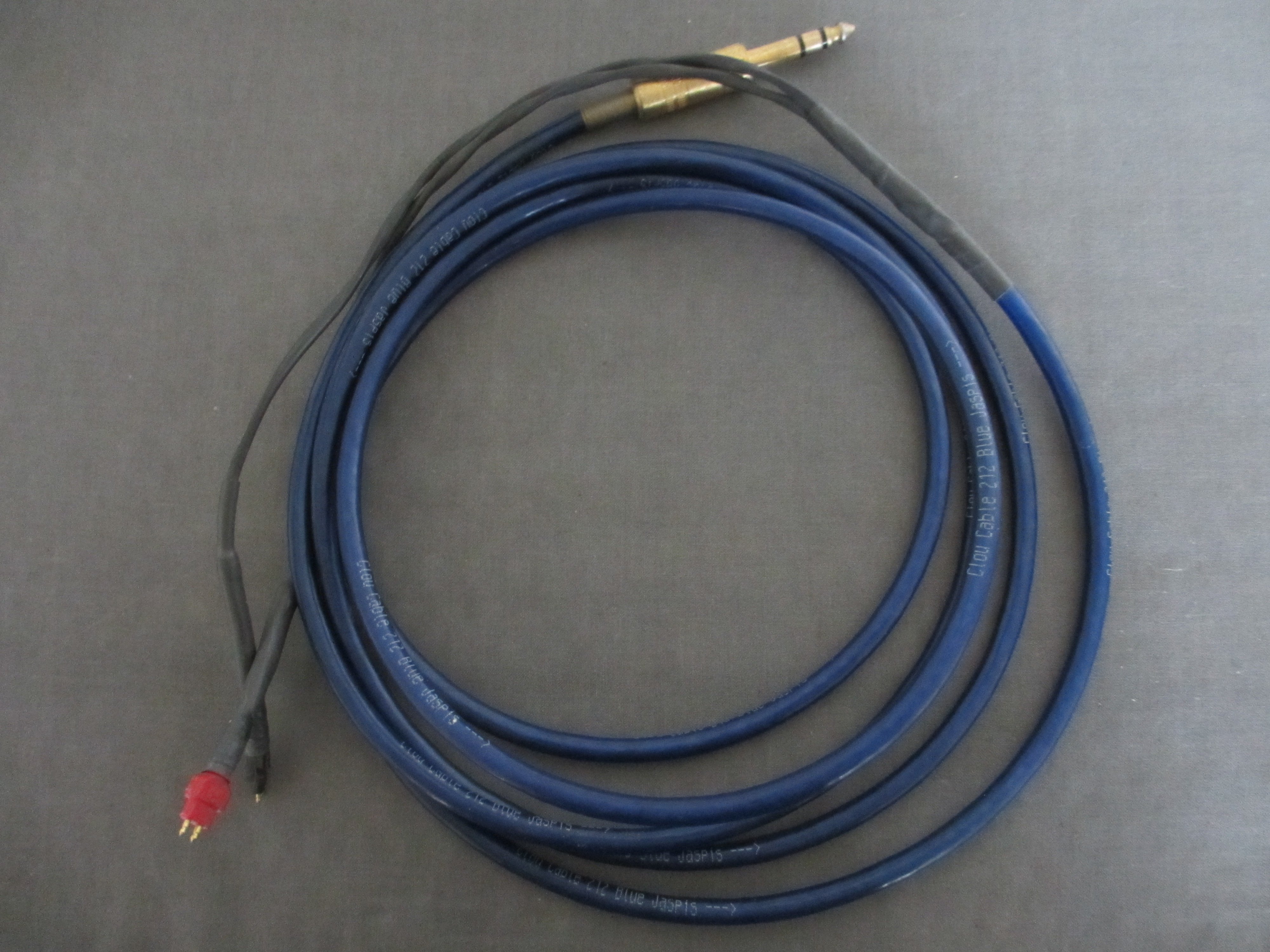 Clou Blue Jaspis headphone cable for Sennheiser HD600 - Hi-Fi and ...