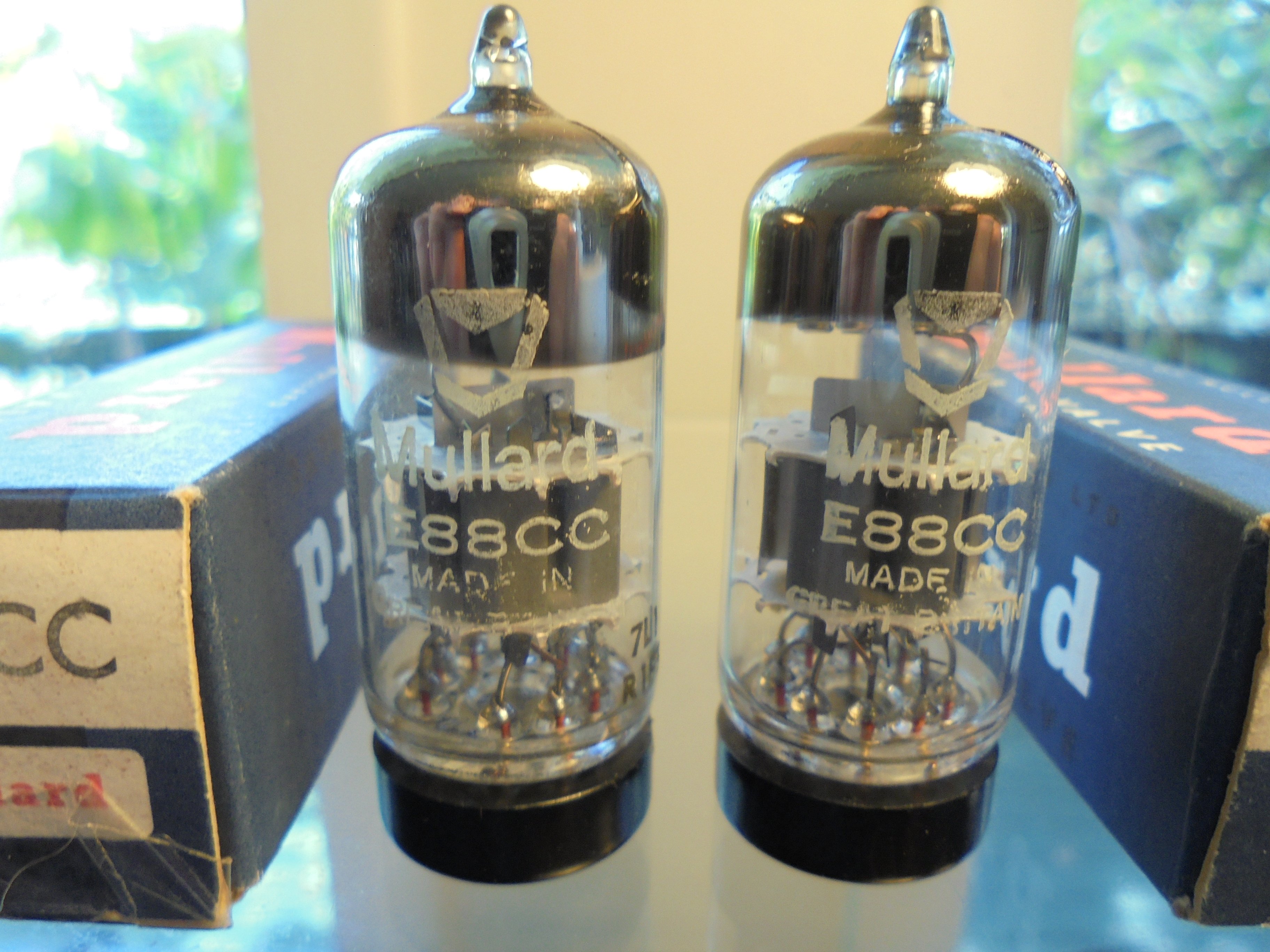 MULLARD E88CC 6922 MATCHING PAIR OF NEW OLD STOCK VALVES |﻿ Hi-Fi and ...