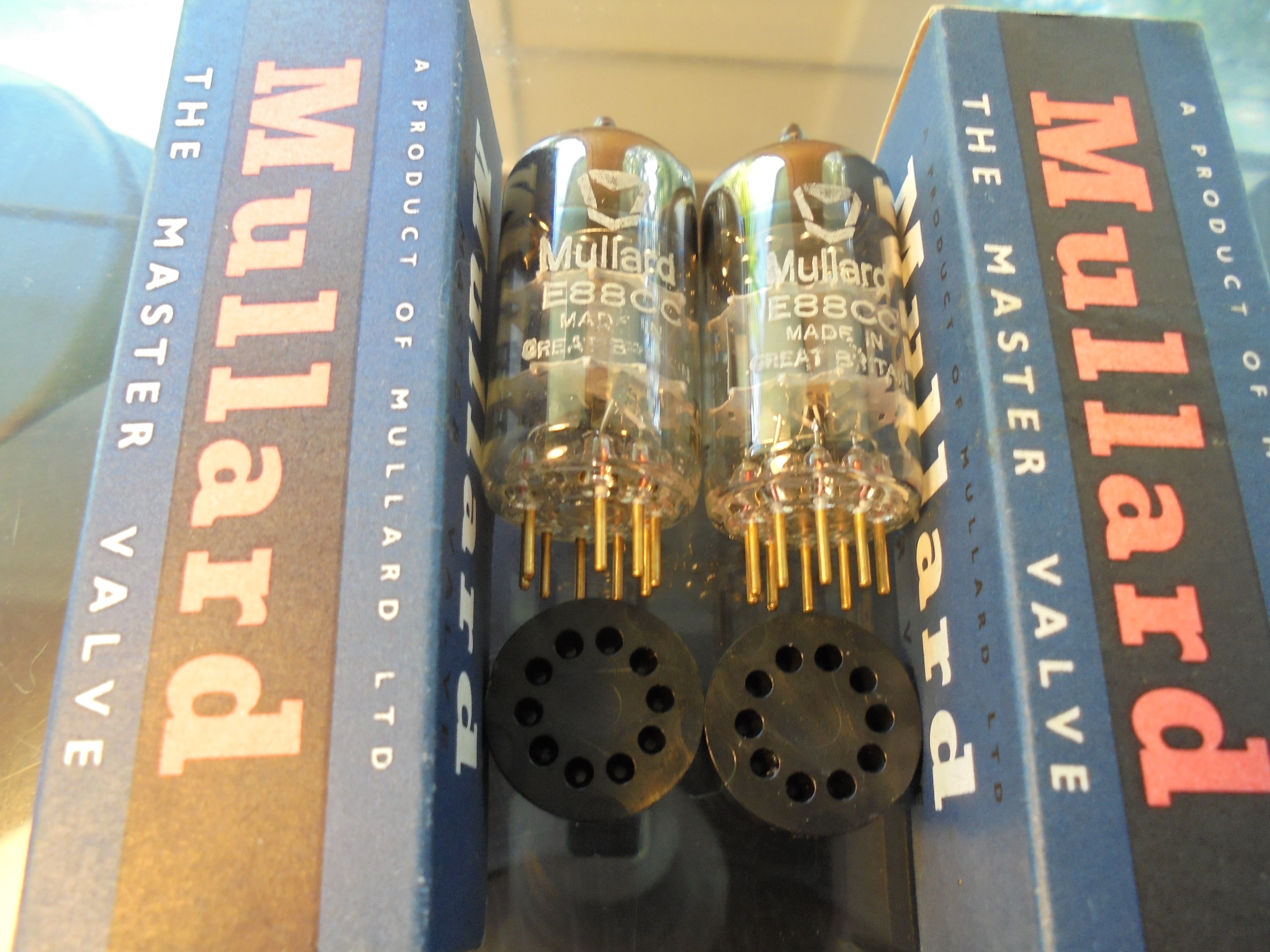 MULLARD E88CC 6922 MATCHING PAIR OF NEW OLD STOCK VALVES |﻿ Hi-Fi and ...