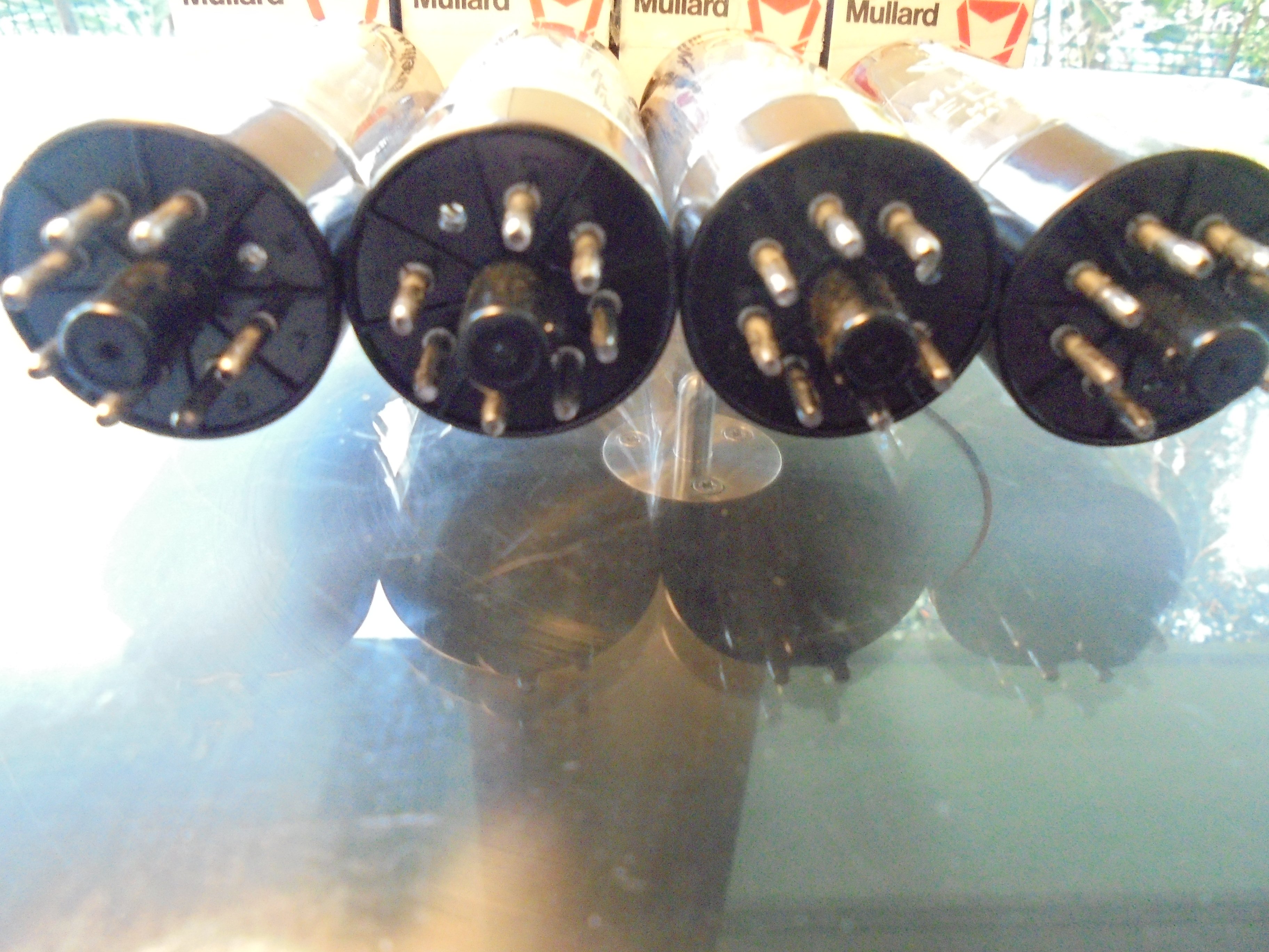 MULLARD EL34 BRITISH FX4 MATCHED QUAD OF VINTAGE VALVES |﻿ Hi-Fi and Cinema Cables & Accessories