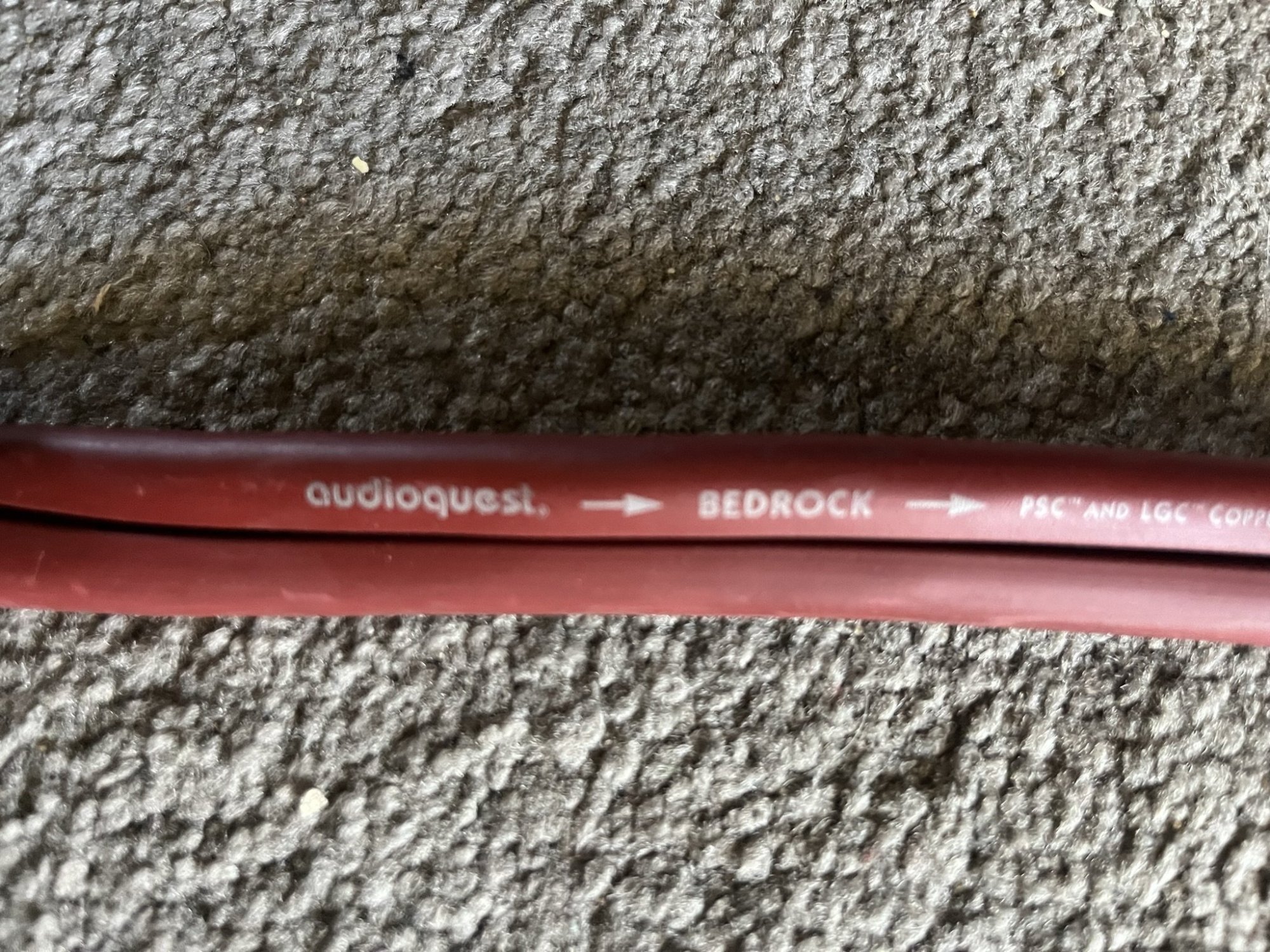 Audioquest Bedrock single bi wire speaker cable - Hi-Fi and Cinema ...