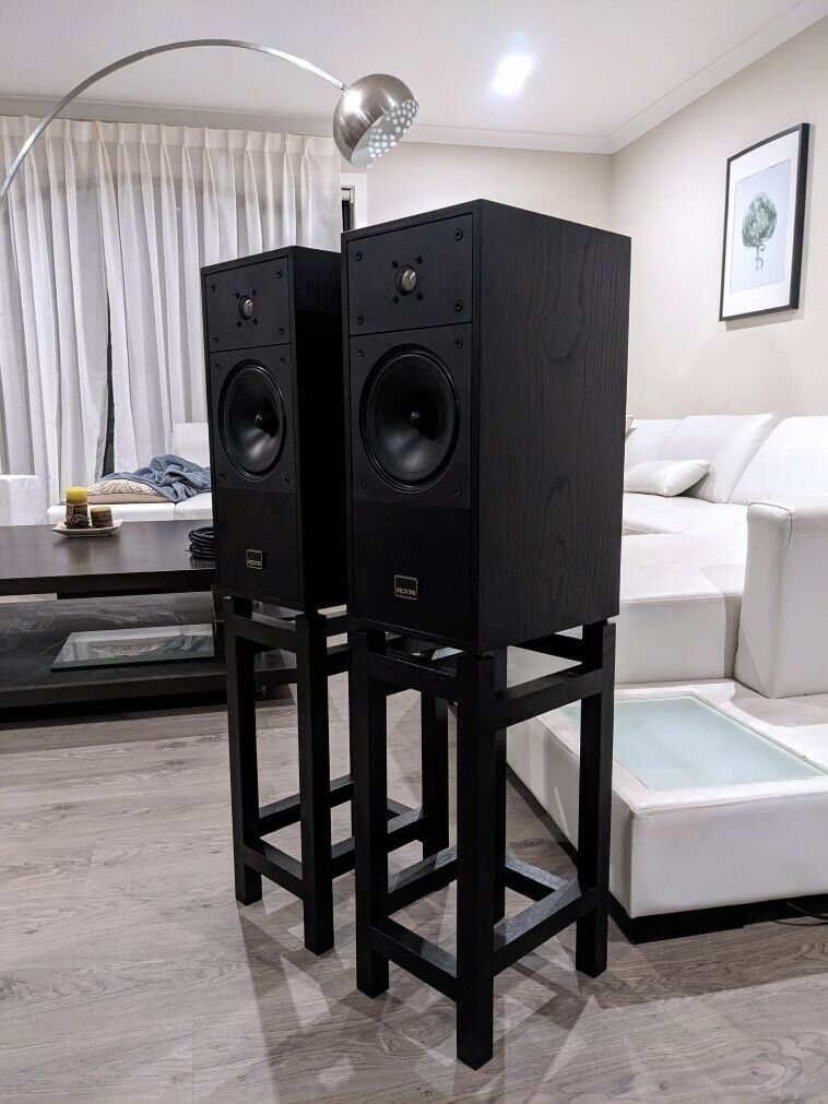 Epos ES14 with custom hardwood open frame Stands |﻿ Stereo, Home Cinema ...