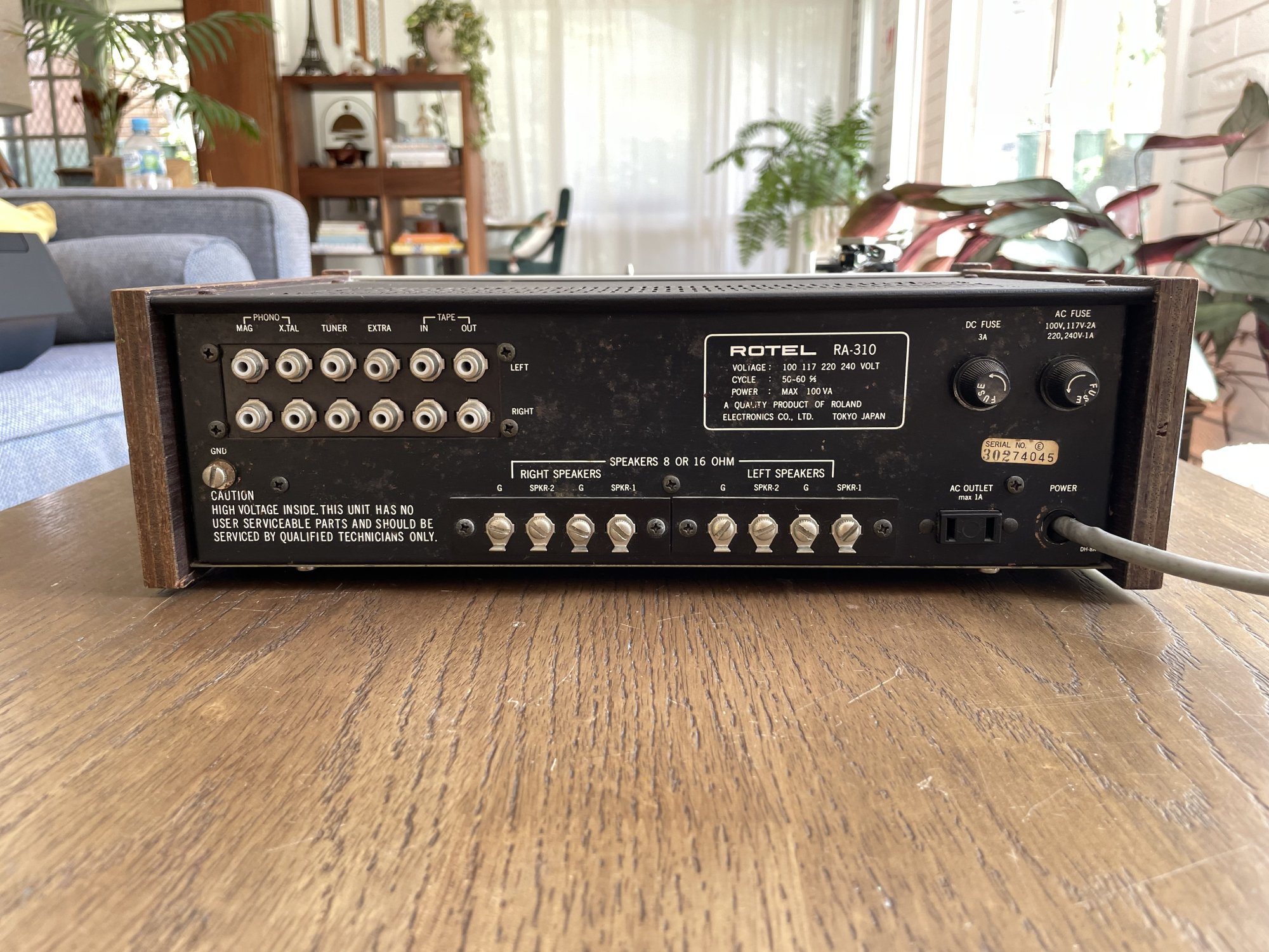 ROTEL RA-310 solid state Amplifier - Stereo, Home Cinema, Headphones ...