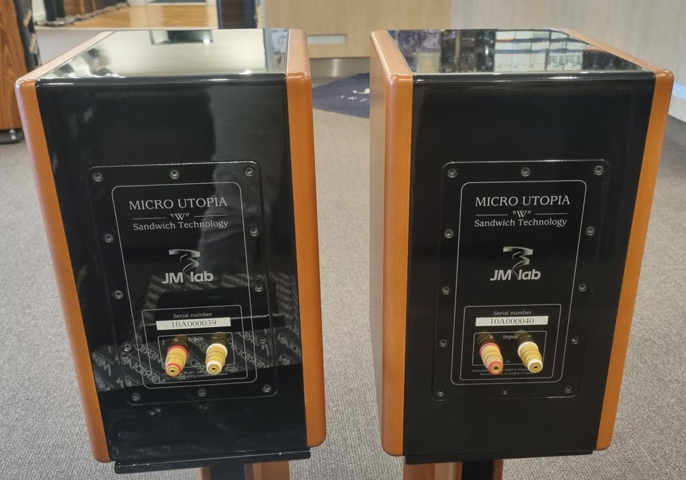 JM Labs Micro Utopia bookshelf speakers with stands. - Commercial ...