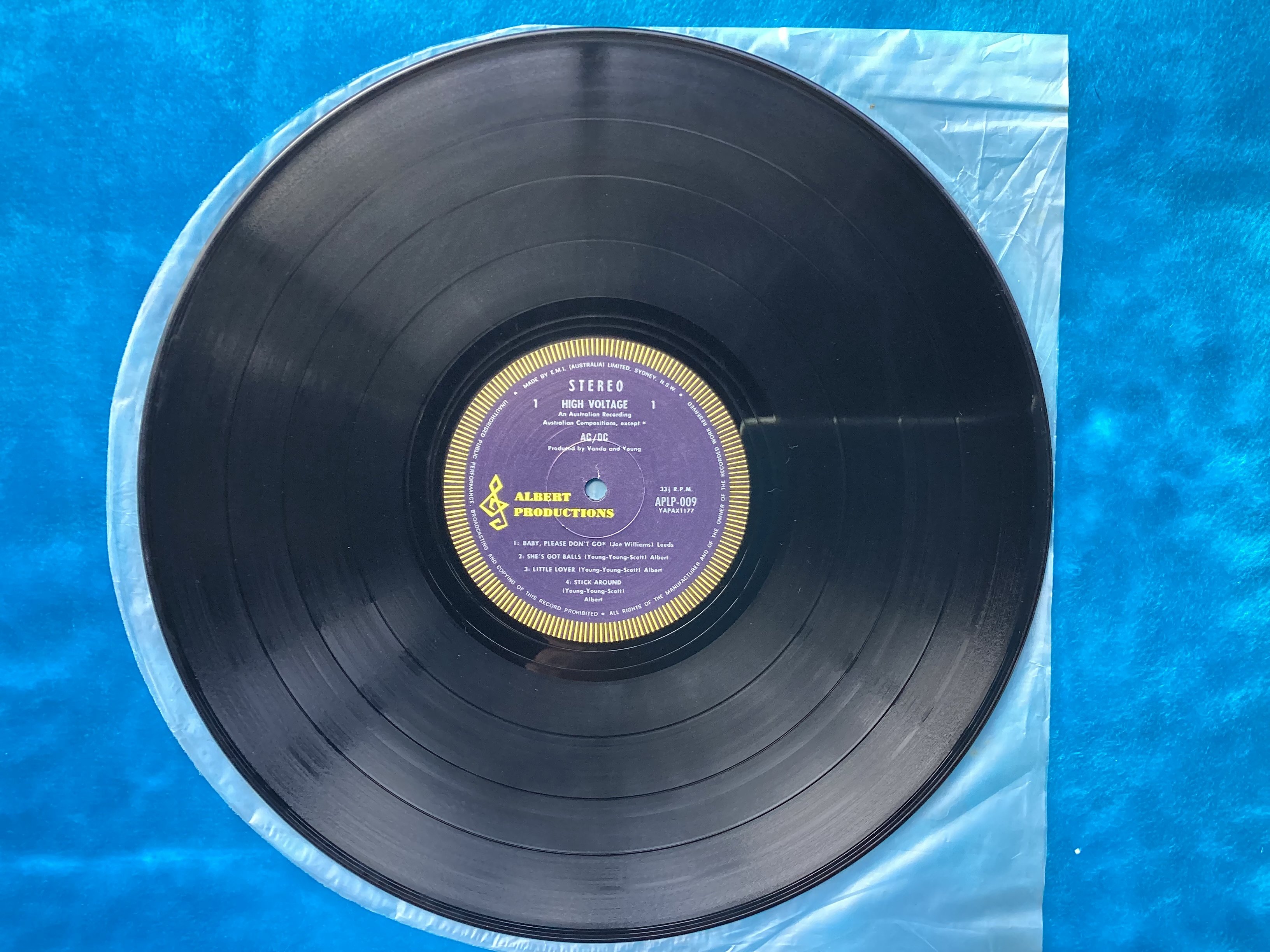 AC DC High Voltage. Blue Label - Vinyl, CD, and Blu-ray - StereoNET