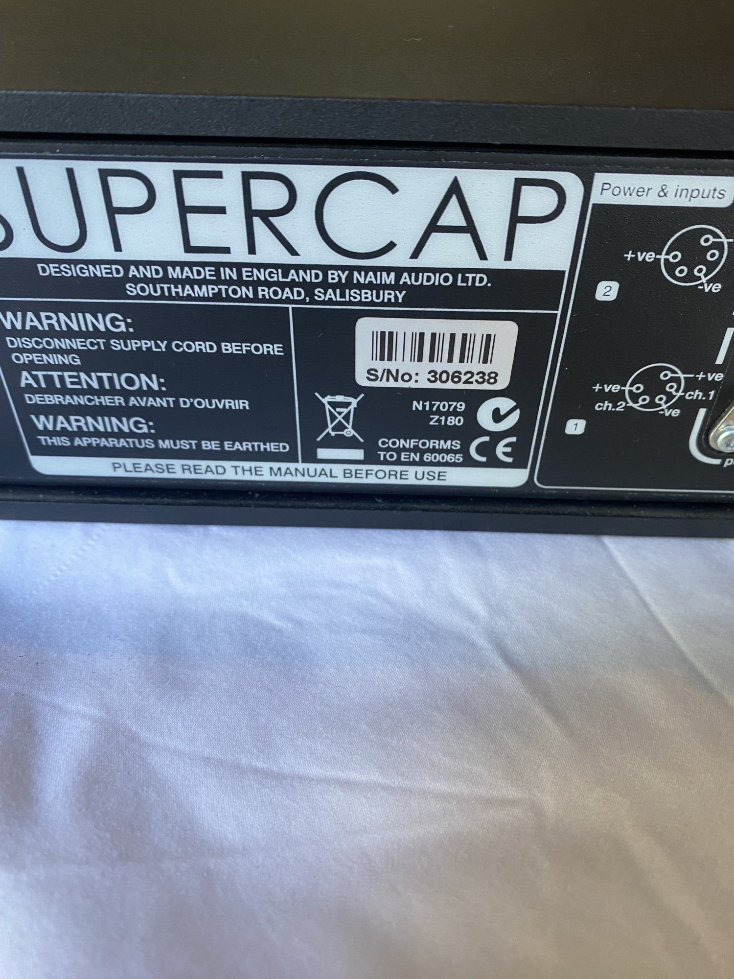 Naim Supercap-2 DR power supply - Stereo, Home Cinema, Headphones ...