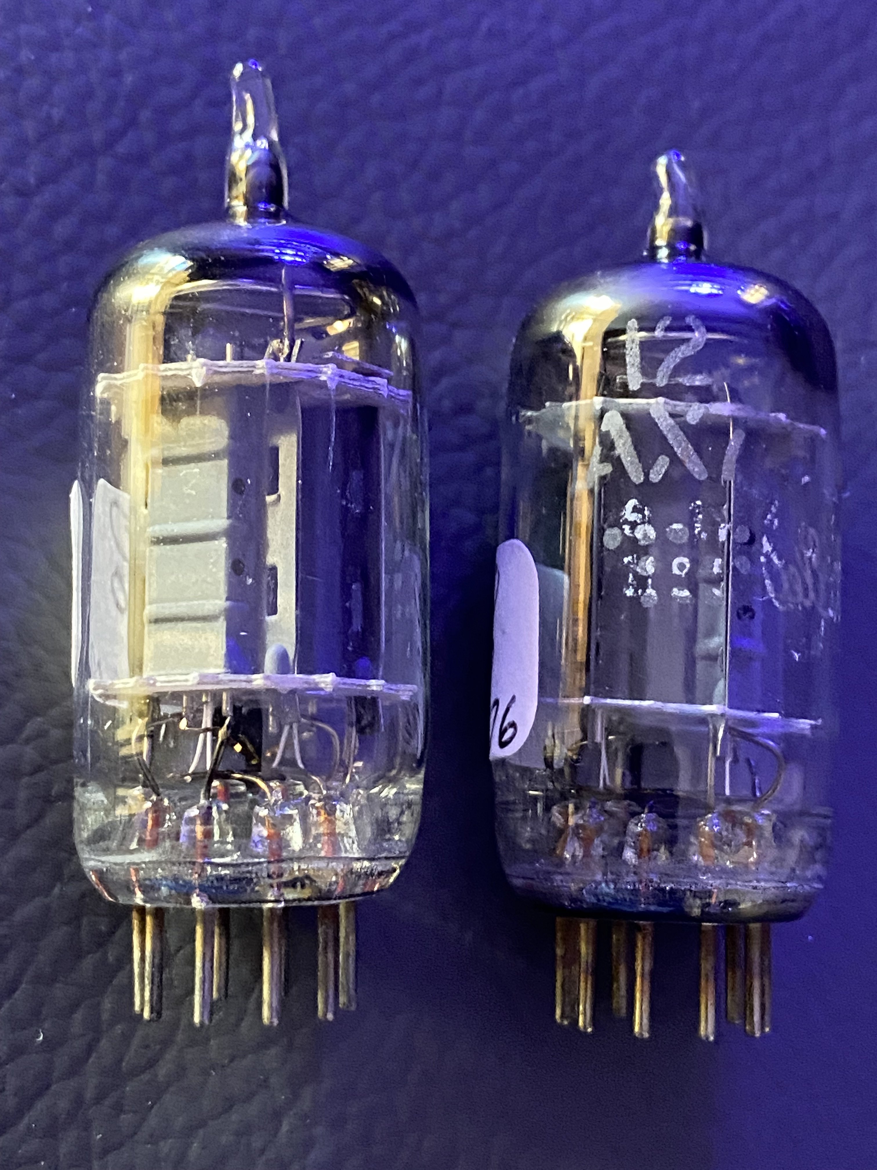 2 x GE 12AX7 Tubes long black plates |﻿ Hi-Fi and Cinema Cables ...