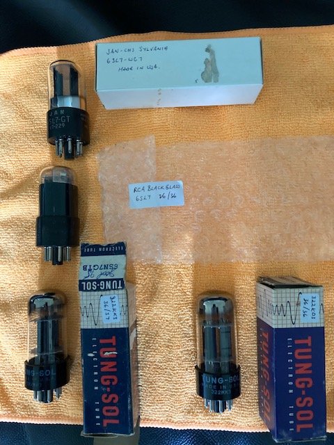NOS tubes 2 x 6SN7 & 2 X 6SL7 |﻿ Hi-Fi and Cinema Cables & Accessories