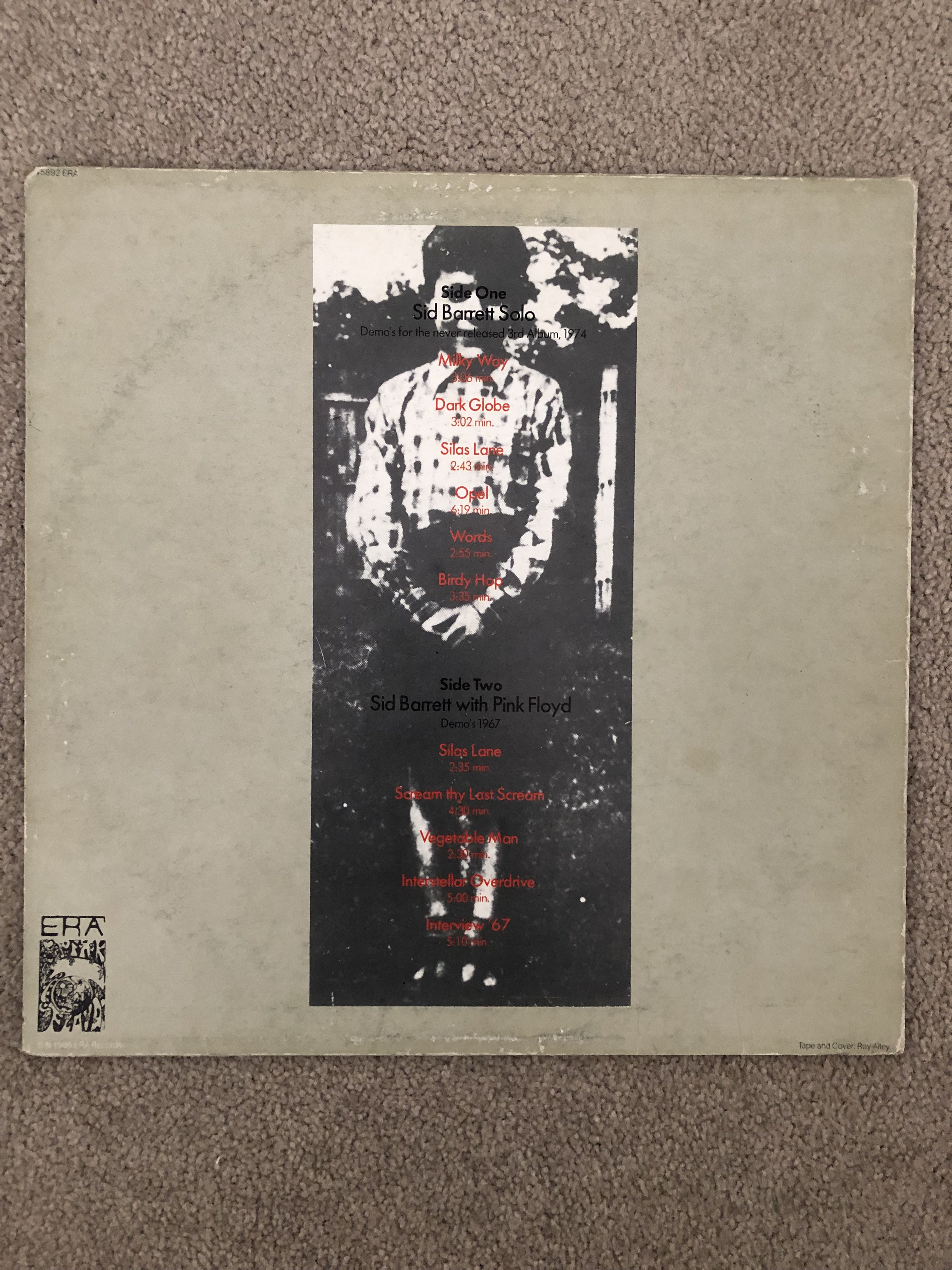 SOLD ELSEWHERE: Syd Barrett - Solo / With Pink Floyd 1986 LP Vinyl ...