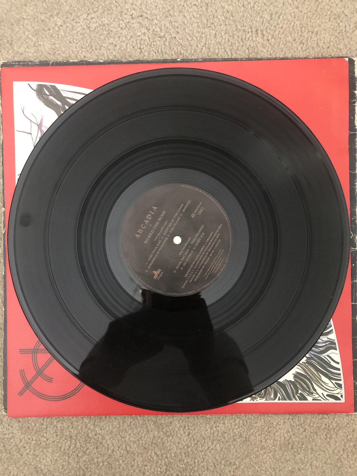 Arcadia - So Red The Rose LP Vinyl Record |﻿ Vinyl, CD, and Blu-ray