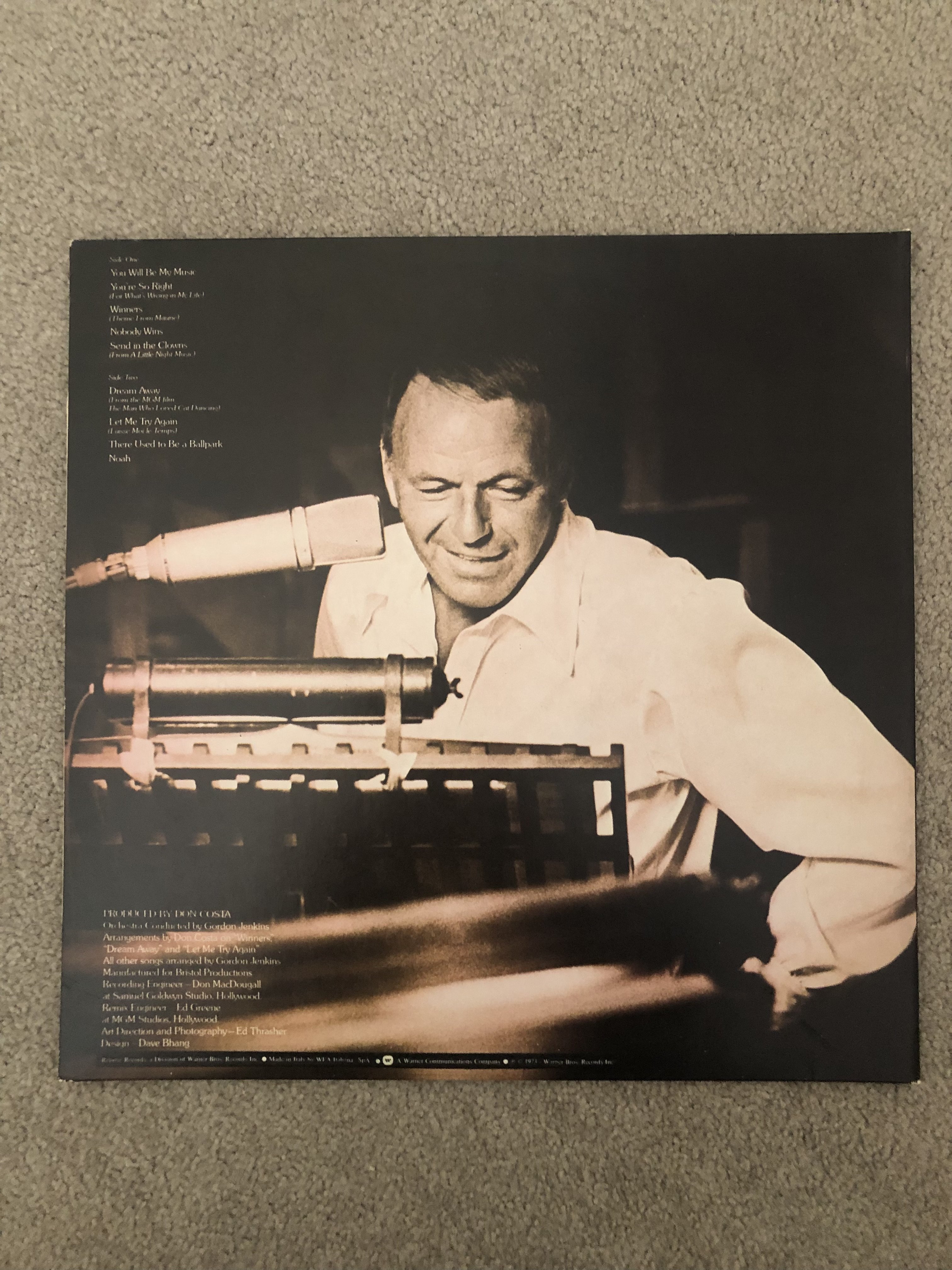 Frank Sinatra - Ol’ Blue Eyes Is Back LP Vinyl Record - Vinyl, CD, and ...