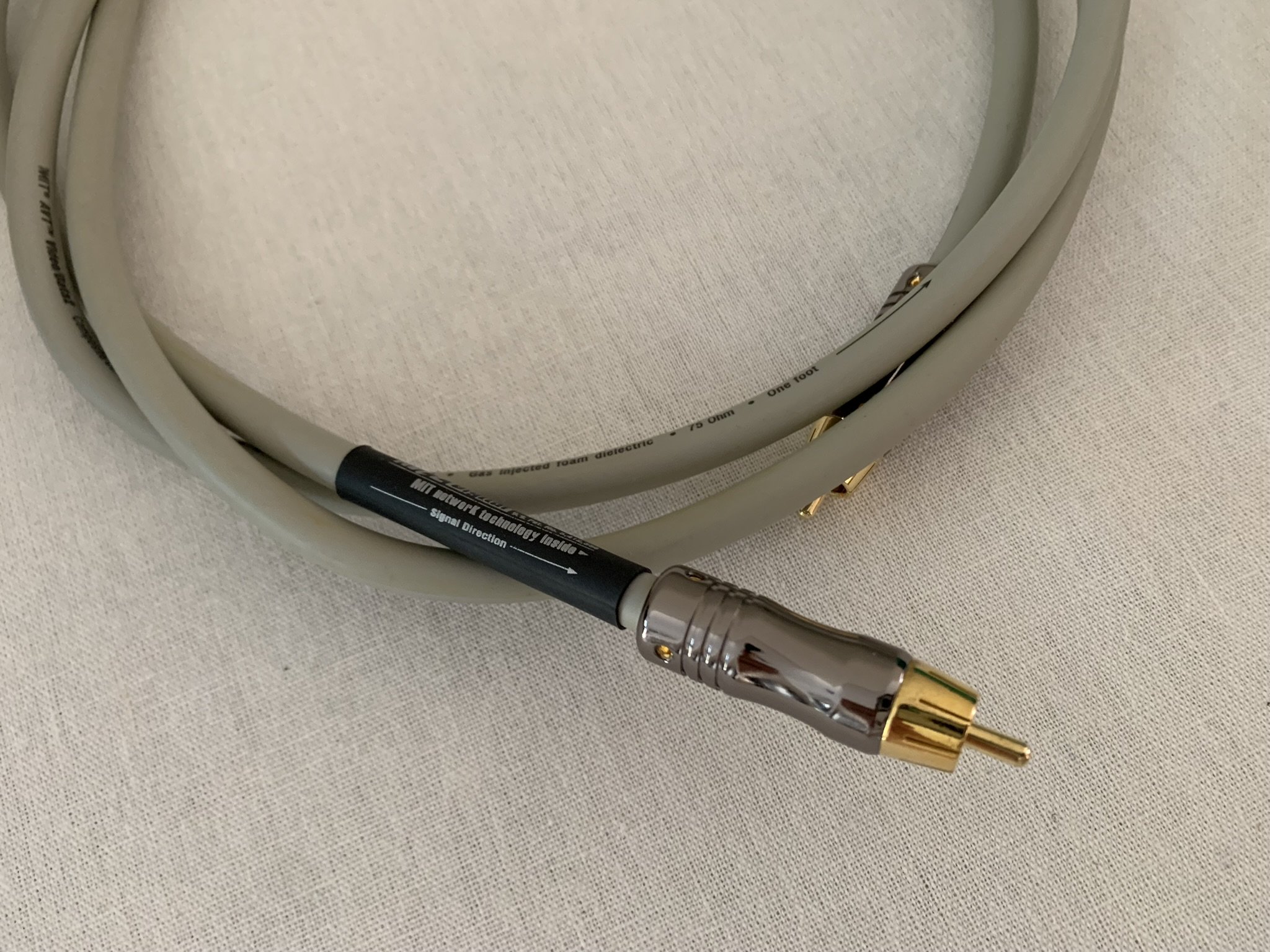 MIT AVT Level 2 CO-axial digital cable 1.8M - Hi-Fi and Cinema Cables ...