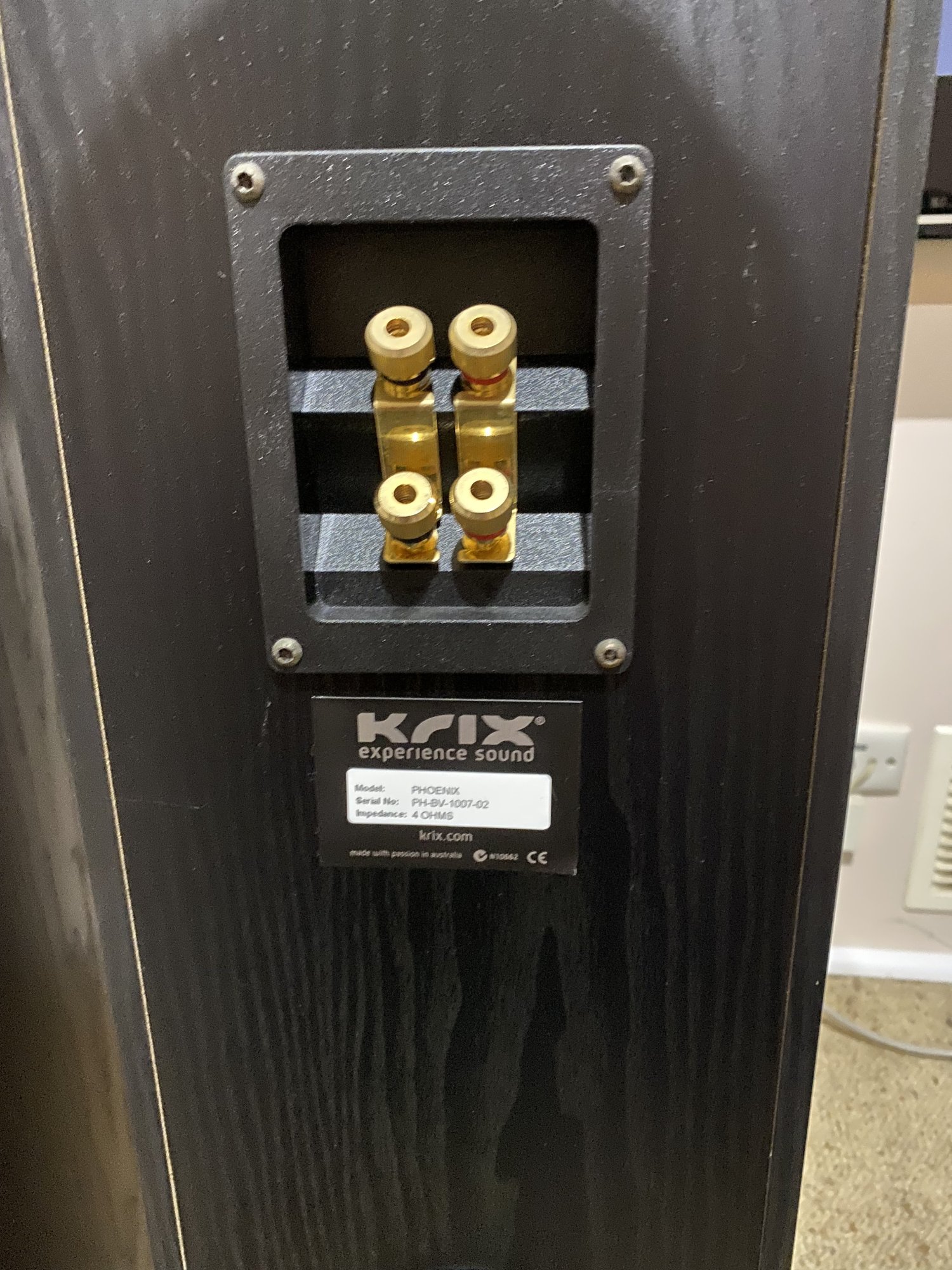 SOLD ELSEWHERE: Krix phoenix mk1 floorstanders black - Stereo, Home ...