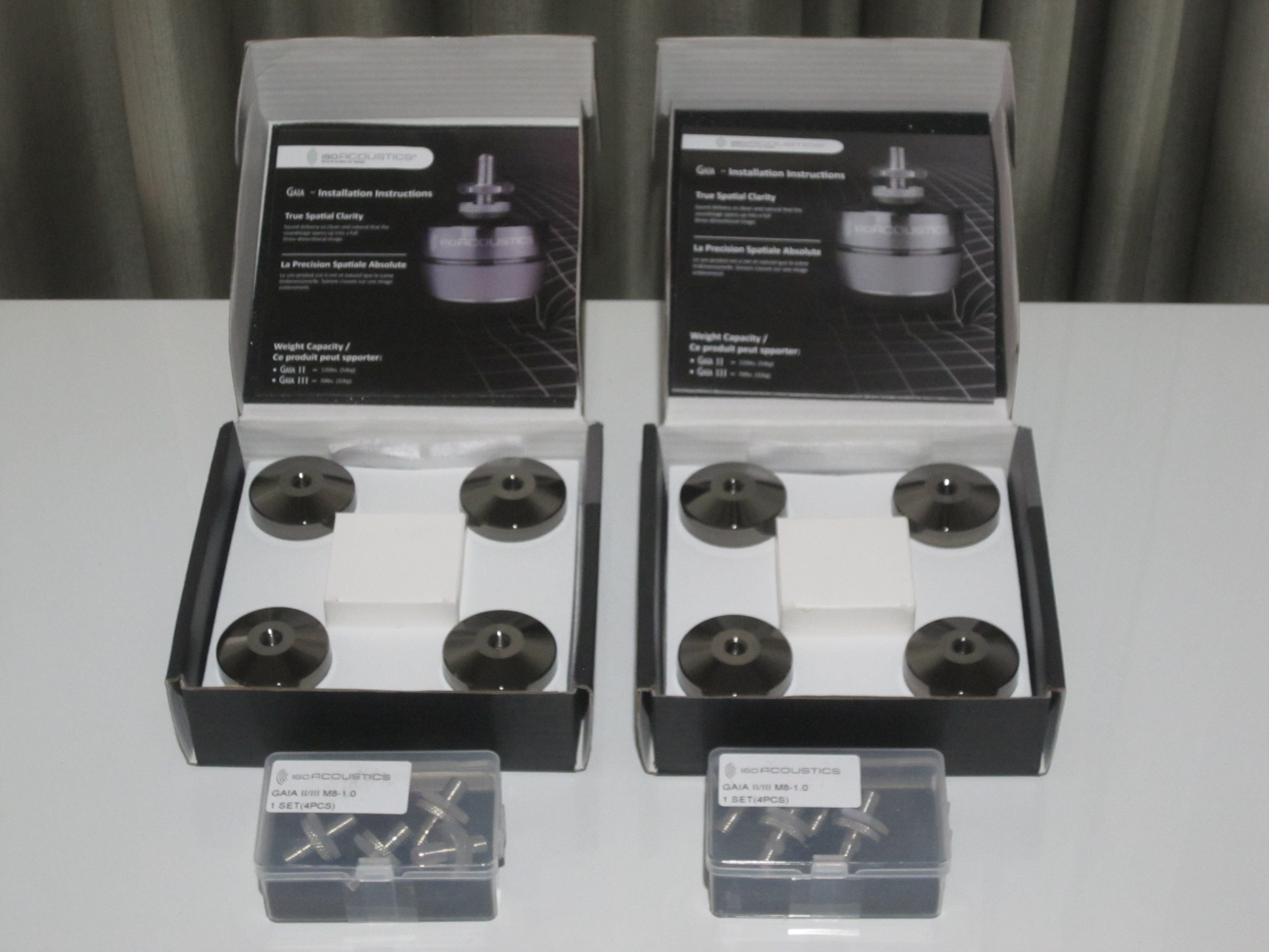 Isoacoustics GAIA III Speaker Isolation Feet - Hi-Fi and Cinema Cables ...