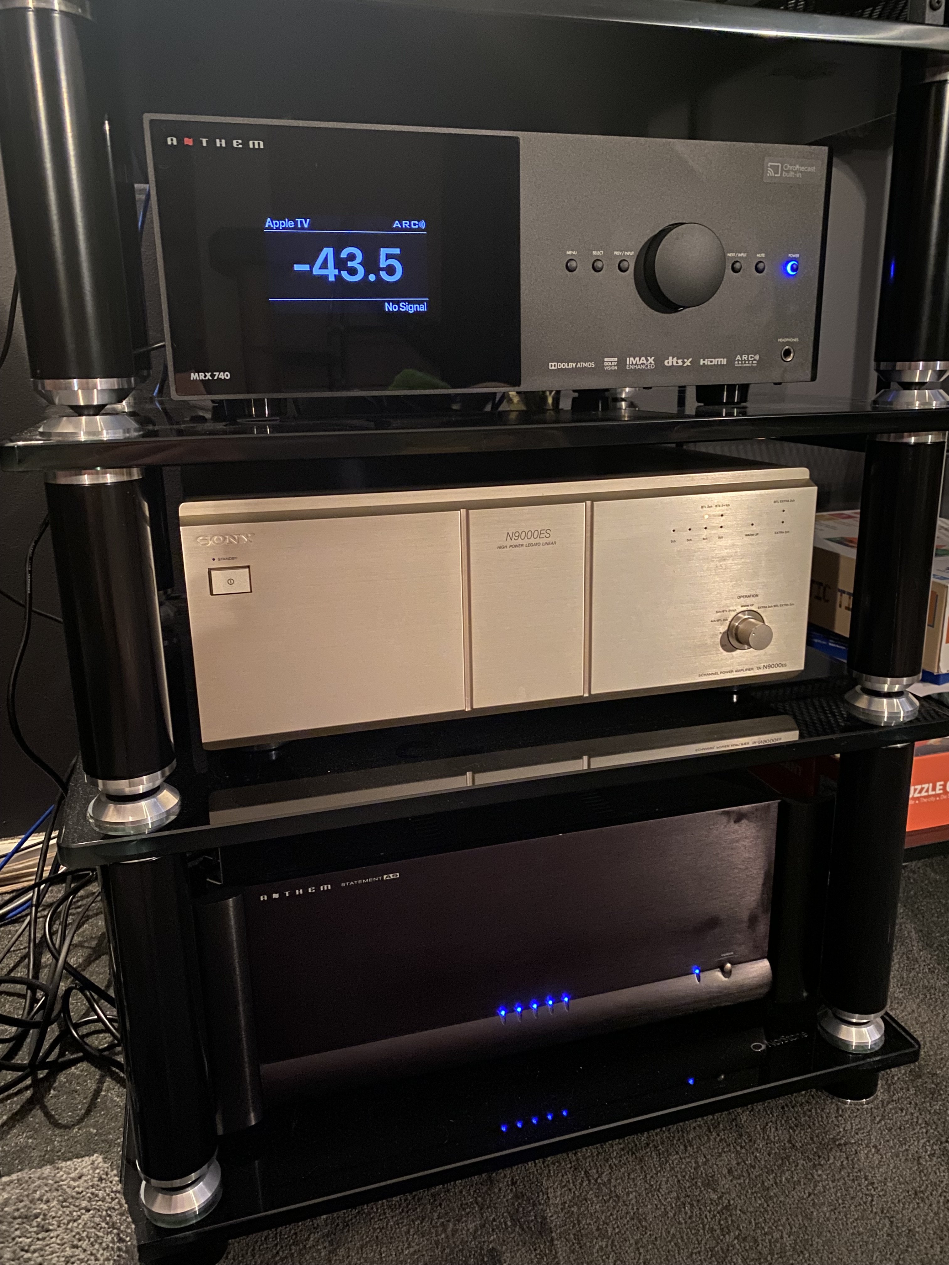 SONY TA-N9000ES HIGH-END Five Channel Power Amplifier - Stereo, Home ...