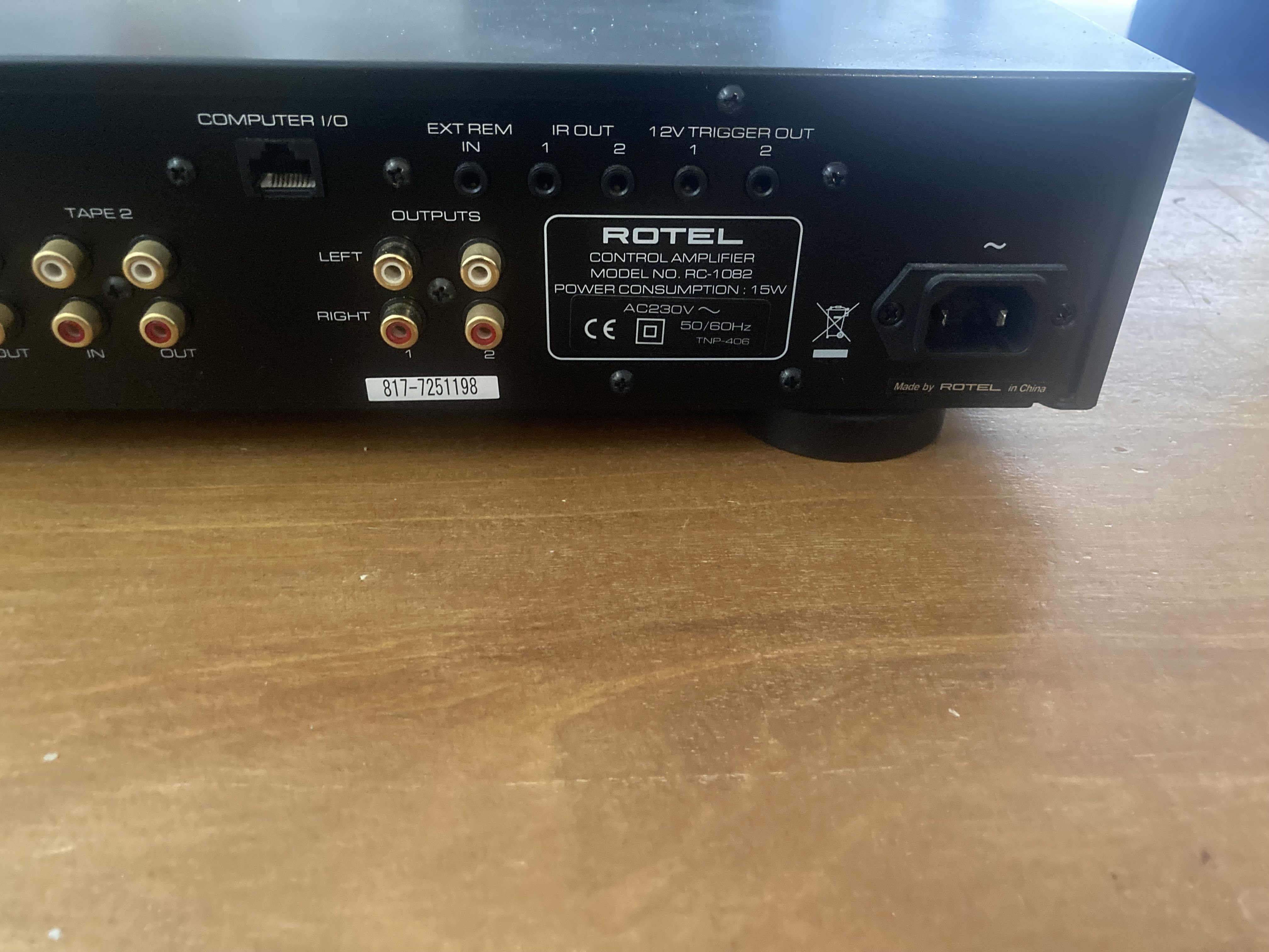 Rotel rcd 1082 high end preamplifier - Stereo, Home Cinema, Headphones ...