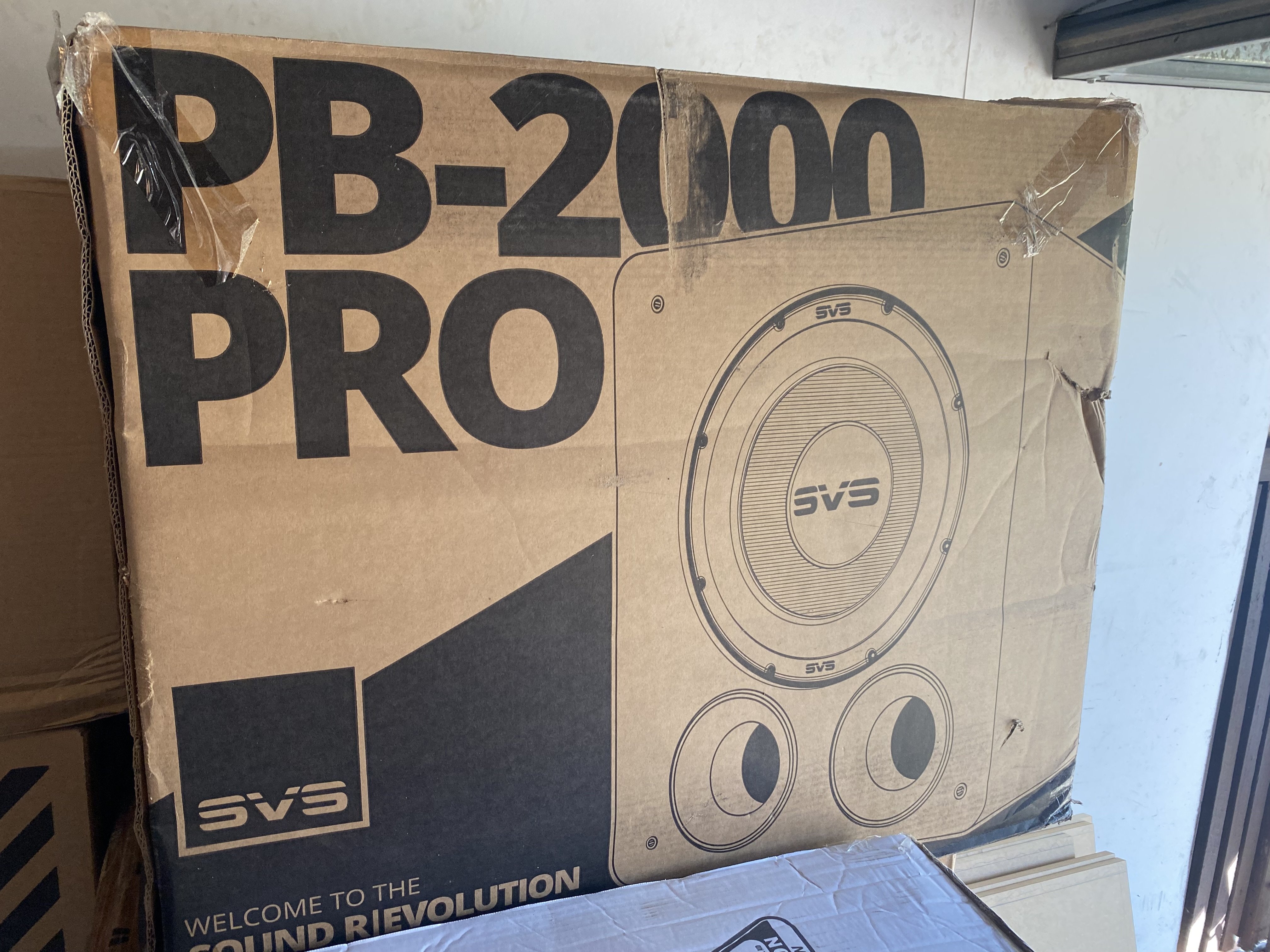 Svs PB2000 Pro cardboard box and padding |﻿ Pay it Forward | Giveaways