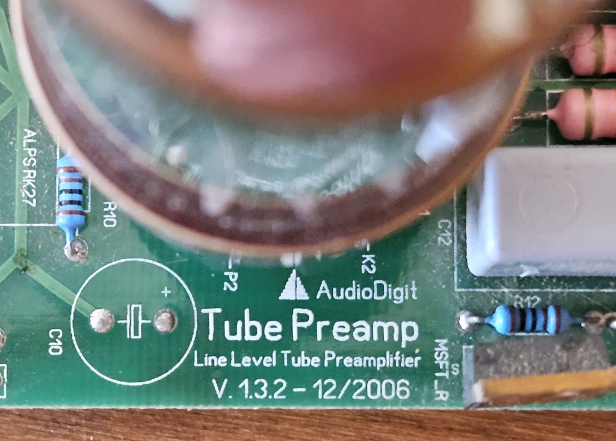 AudioDigit TubePre tube preamp. - Hi-Fi and Cinema Cables & Accessories ...
