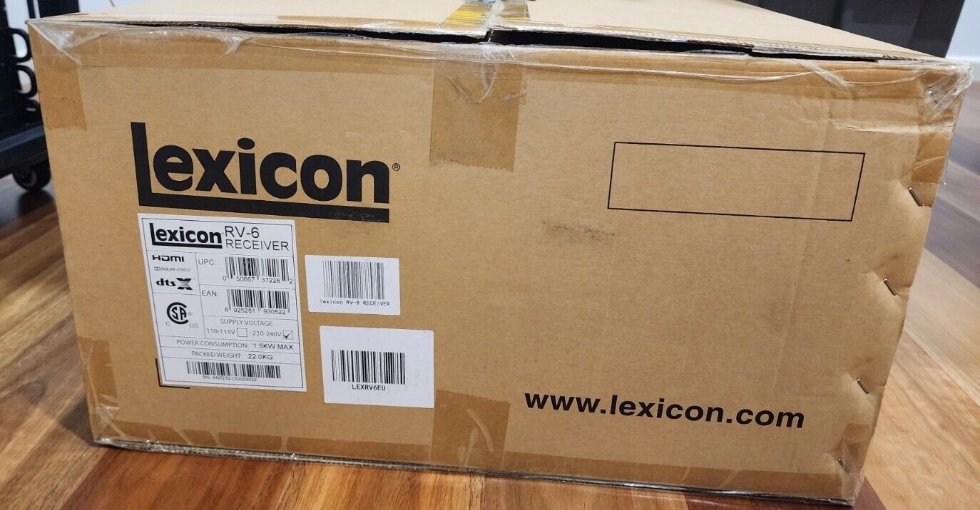 Lexicon RV-6 11 Channel 90Wpc Receiver - Stereo, Home Cinema ...