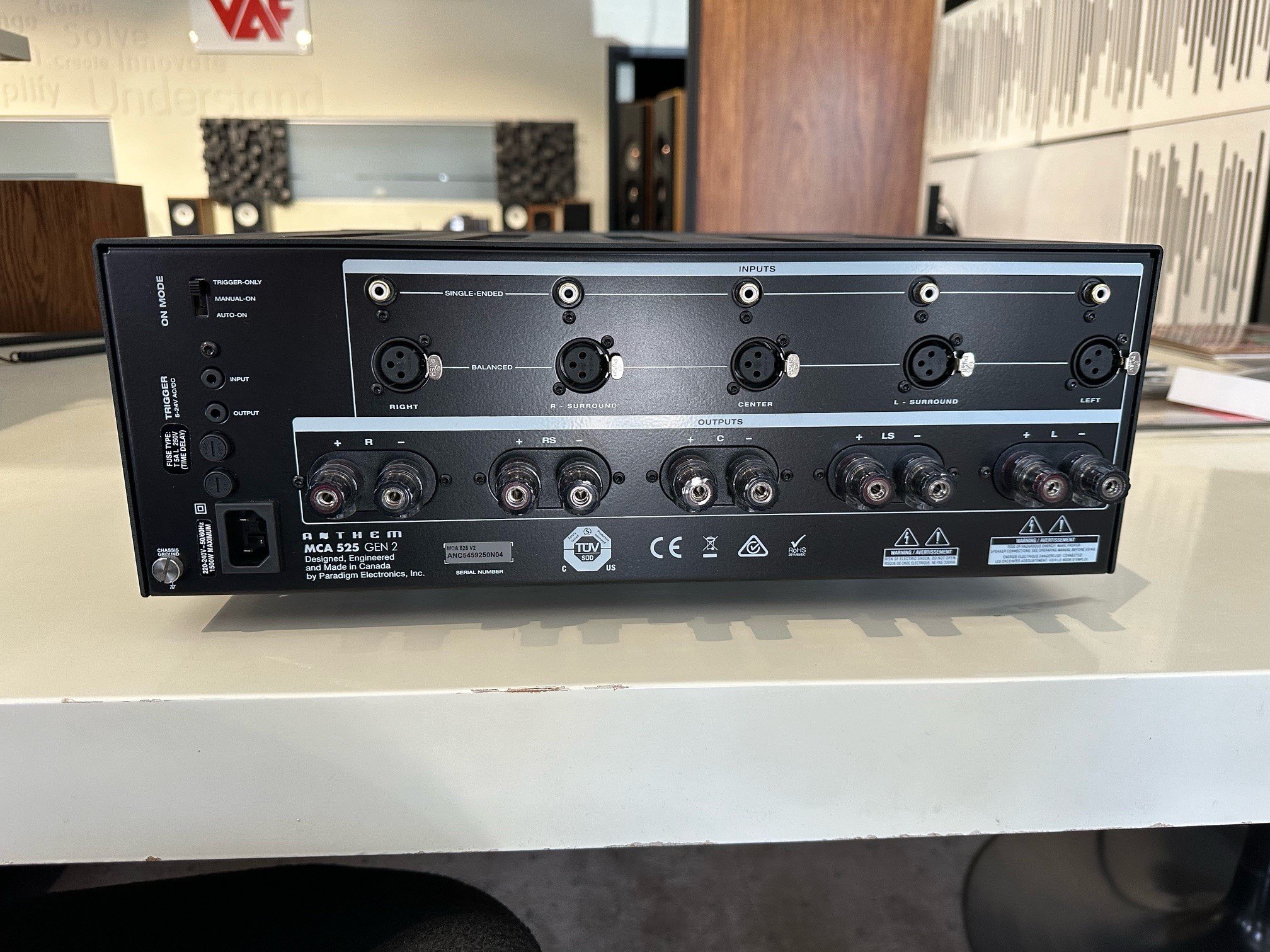 SOLD ELSEWHERE: Anthem MCA-525 Gen2 5 channel power amplifier ...