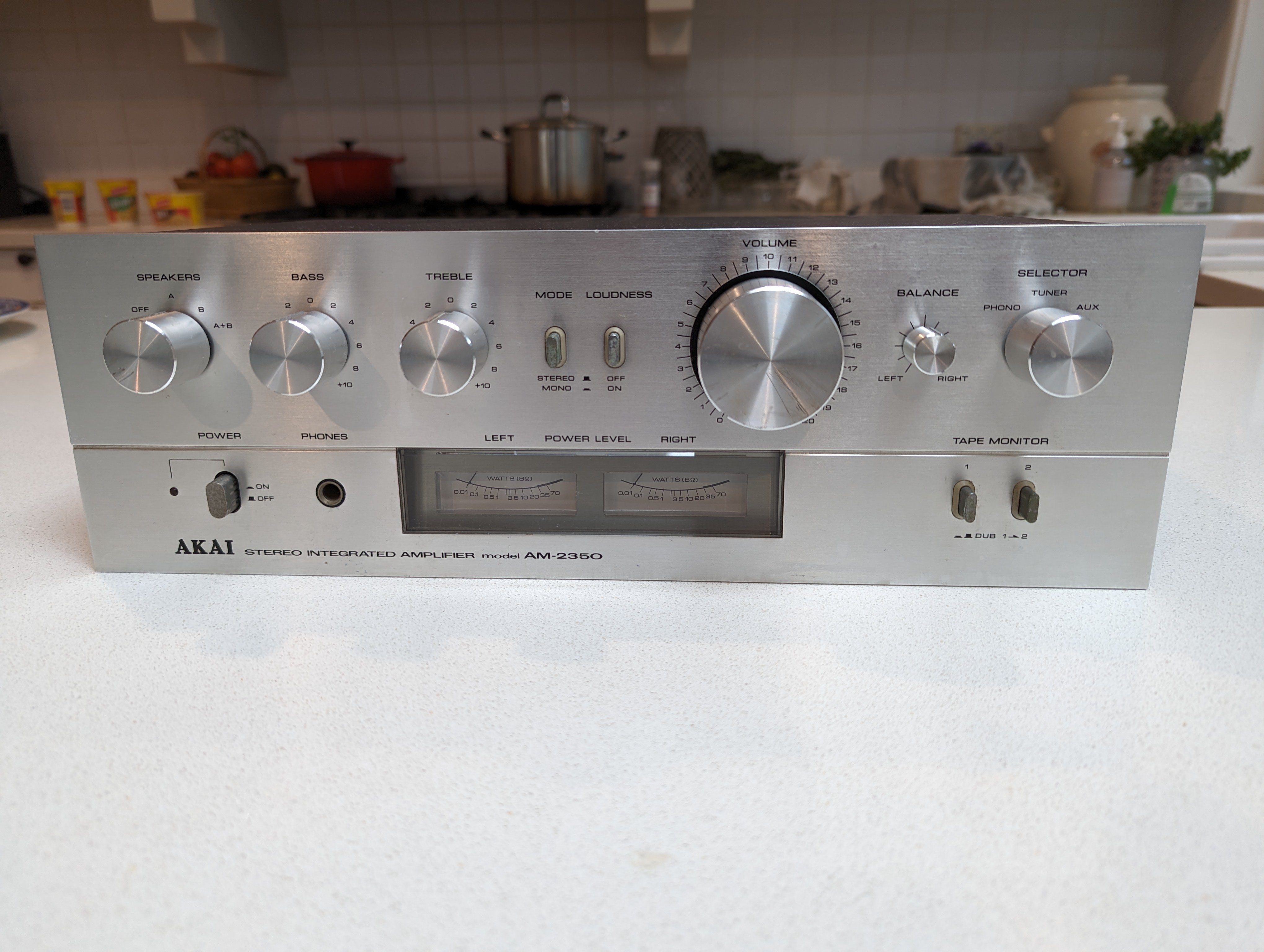 Vintage Akai AM-2350 Integrated amplifier - Stereo, Home Cinema ...