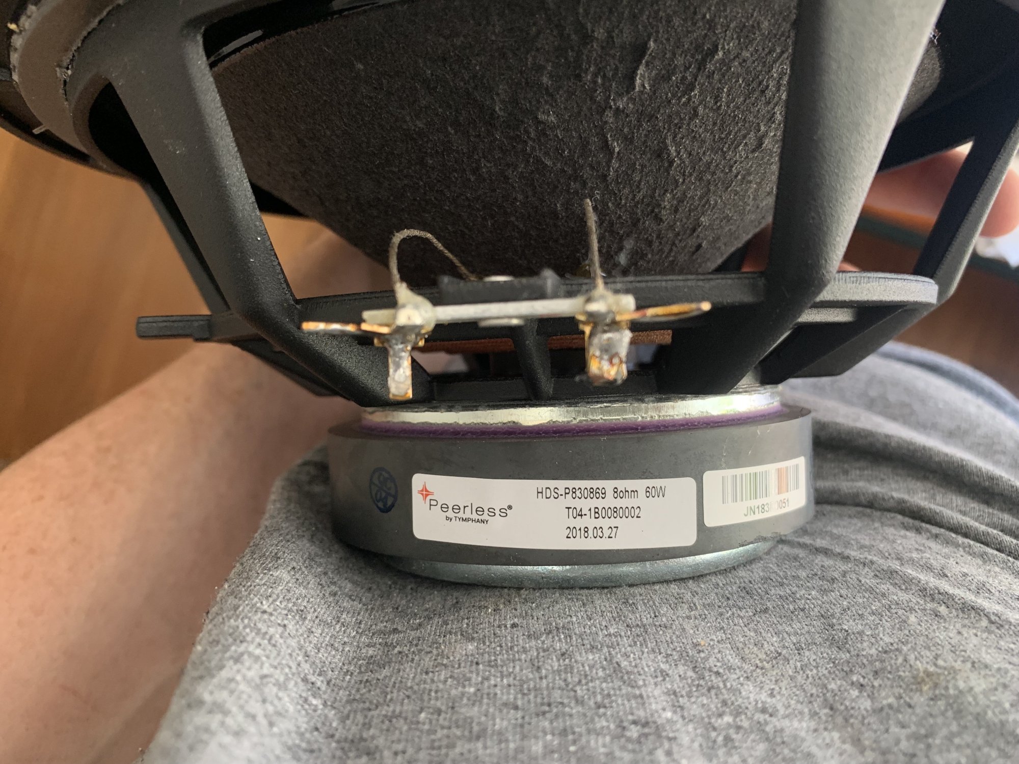 Peerless HDS-P830869 8 ohm 8" bass drivers x 8 units - Hi-Fi and Cinema ...