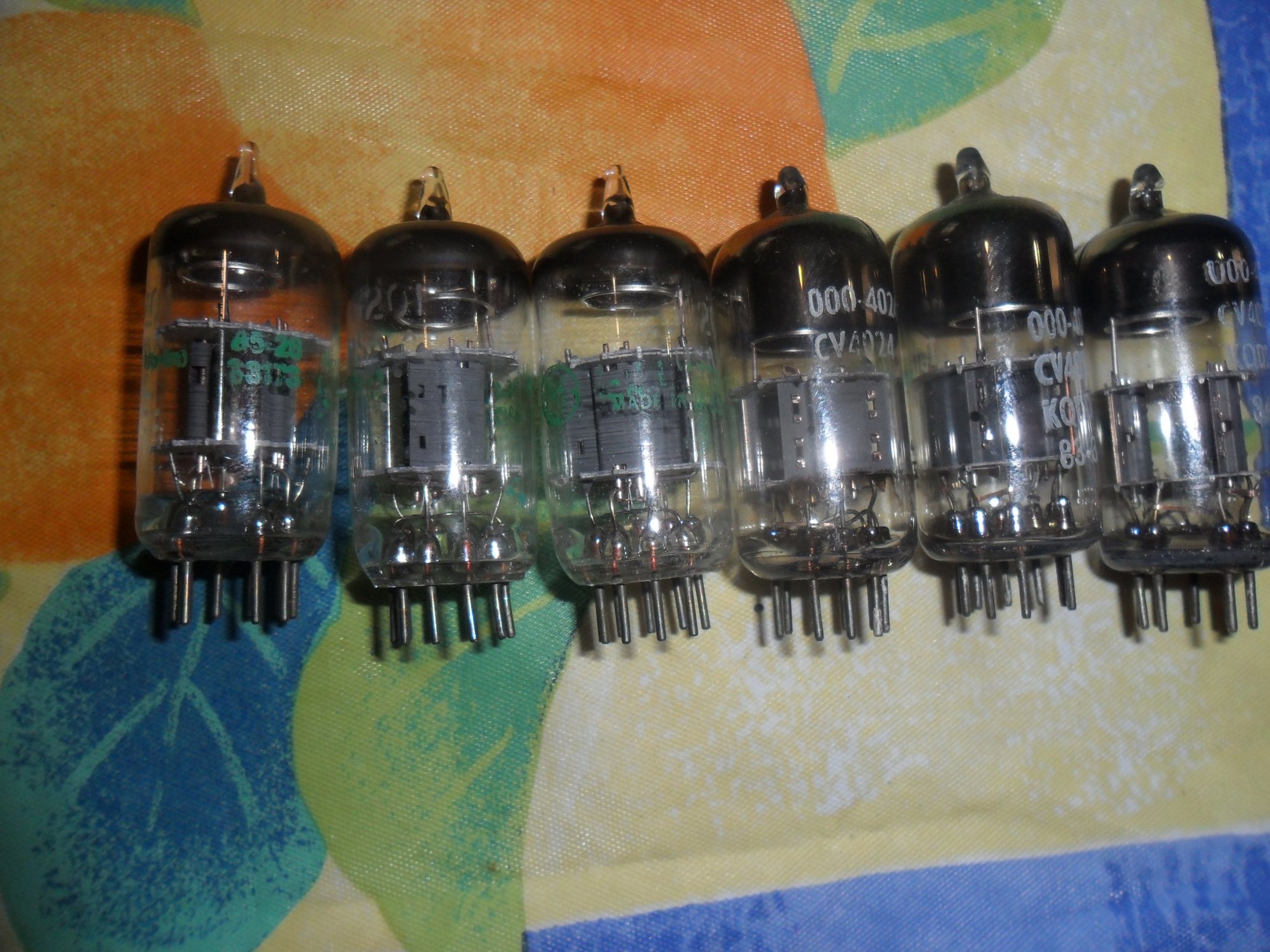 A selection of lightly used ECC83 (12AX7) and 12AT7 valves |﻿ Hi-Fi and ...