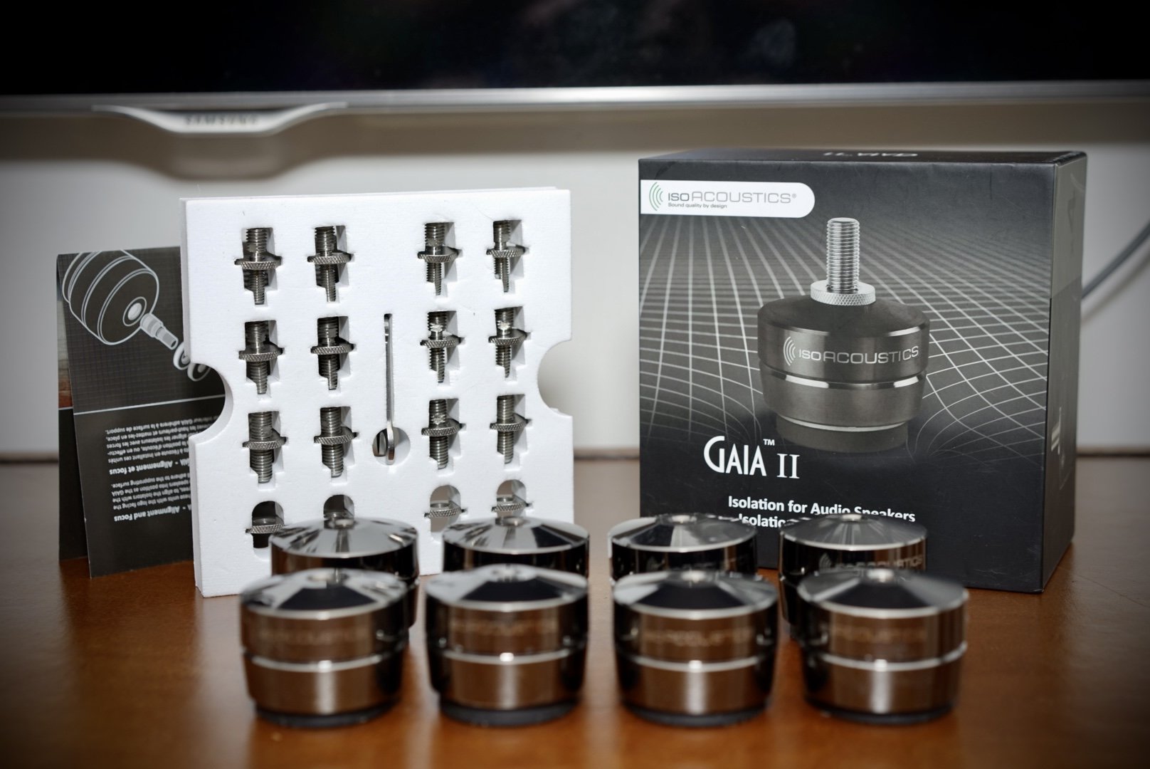 Isoacoustic GAIA II’s - up to 54kg |﻿ Hi-Fi and Cinema Cables & Accessories