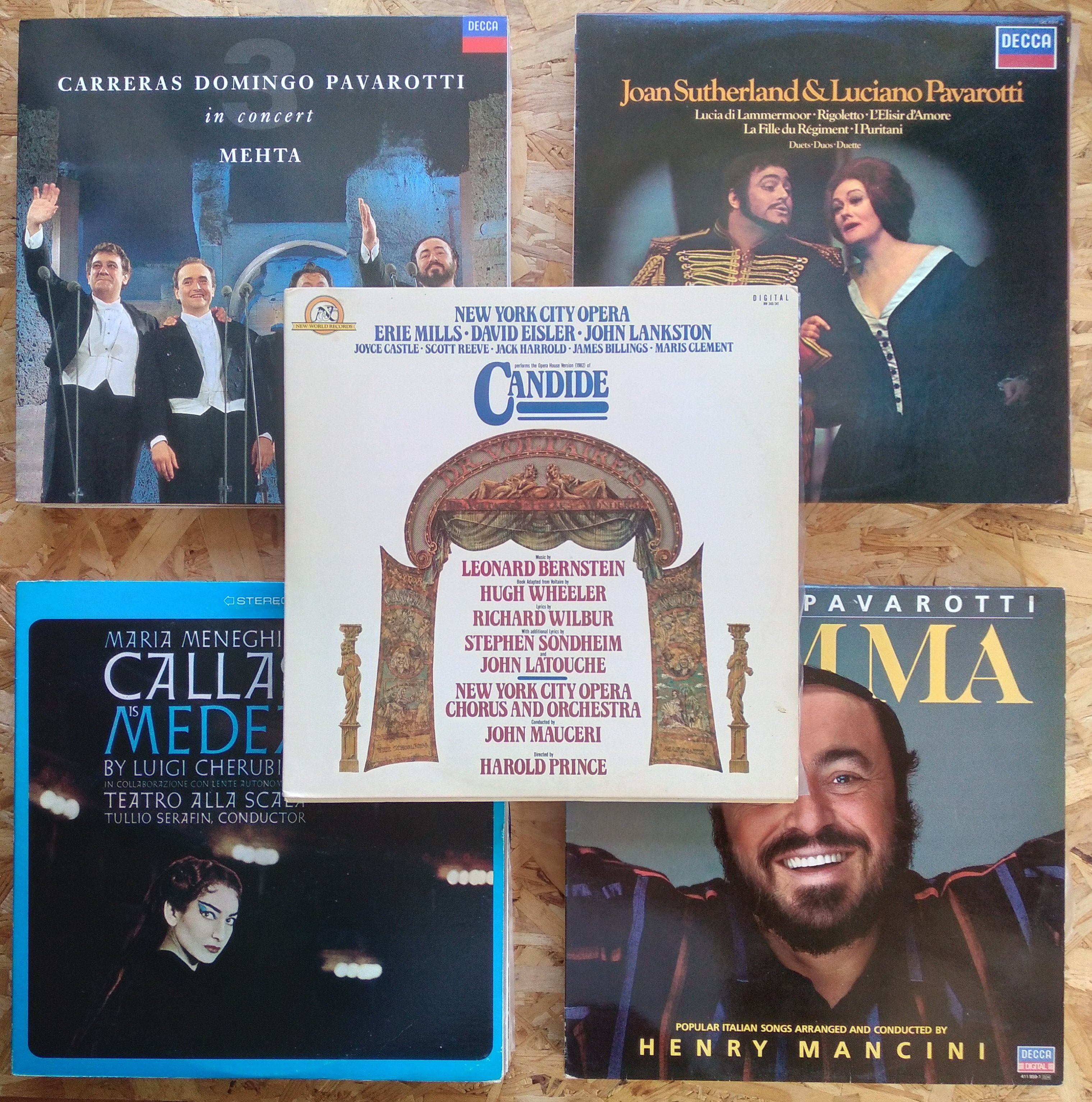 50 Opera vinyl records + 4 Box-sets |﻿ Vinyl, CD, and Blu-ray