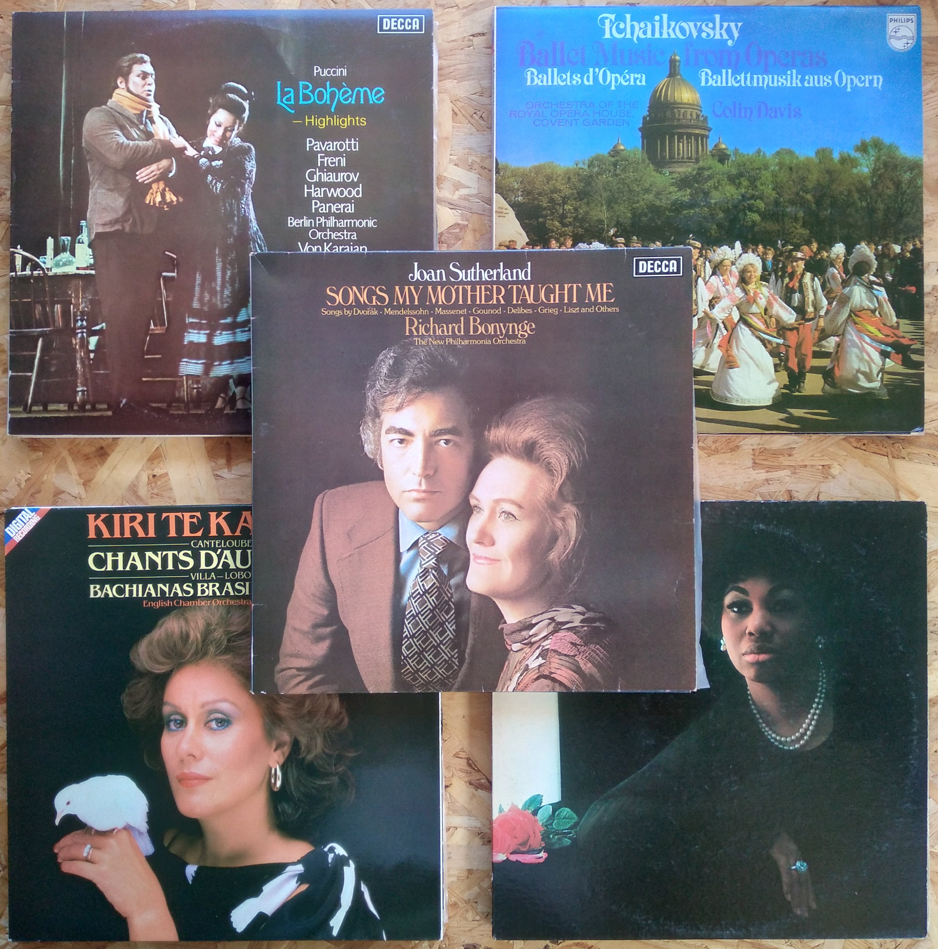 50 Opera vinyl records + 4 Box-sets |﻿ Vinyl, CD, and Blu-ray