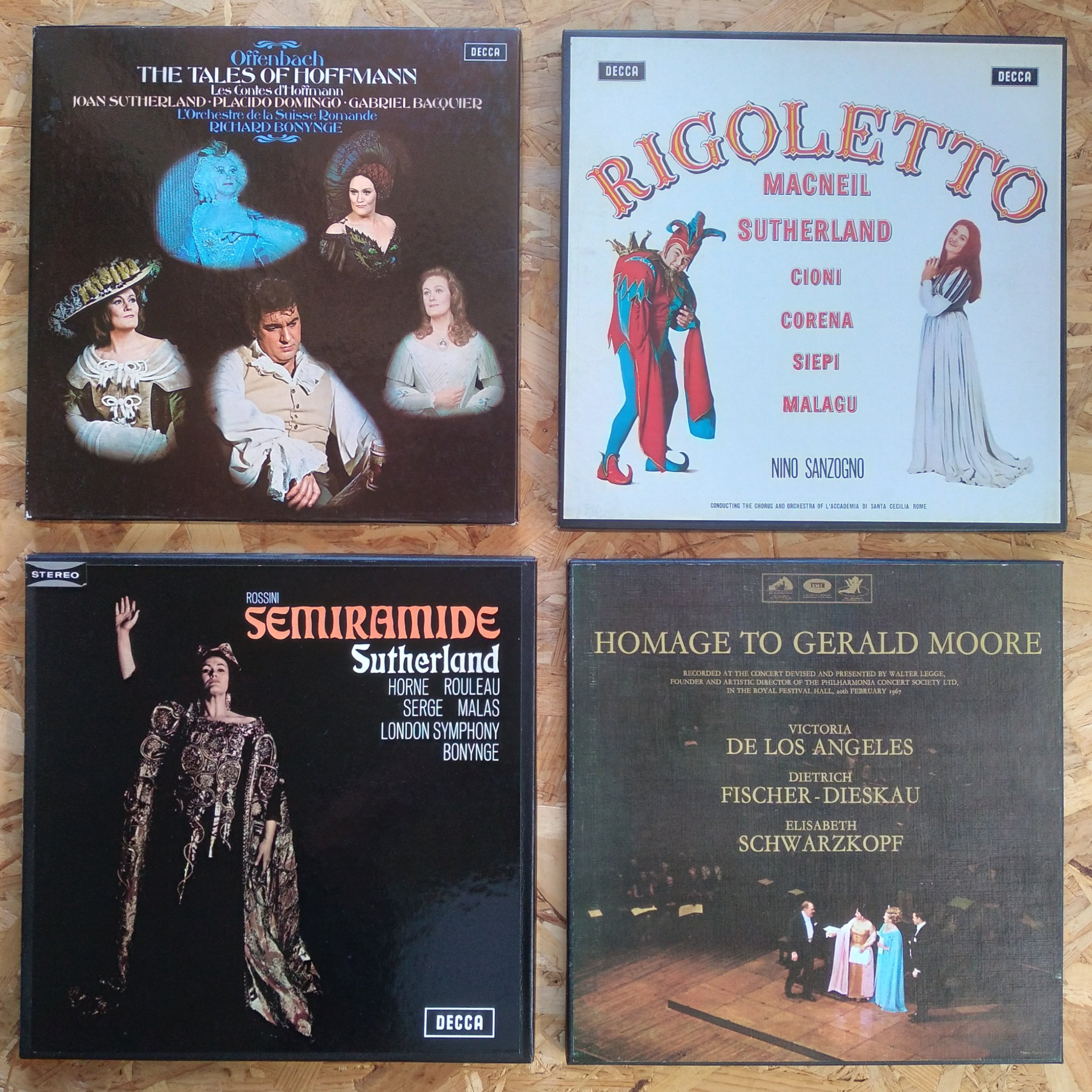 50 Opera vinyl records + 4 Box-sets |﻿ Vinyl, CD, and Blu-ray