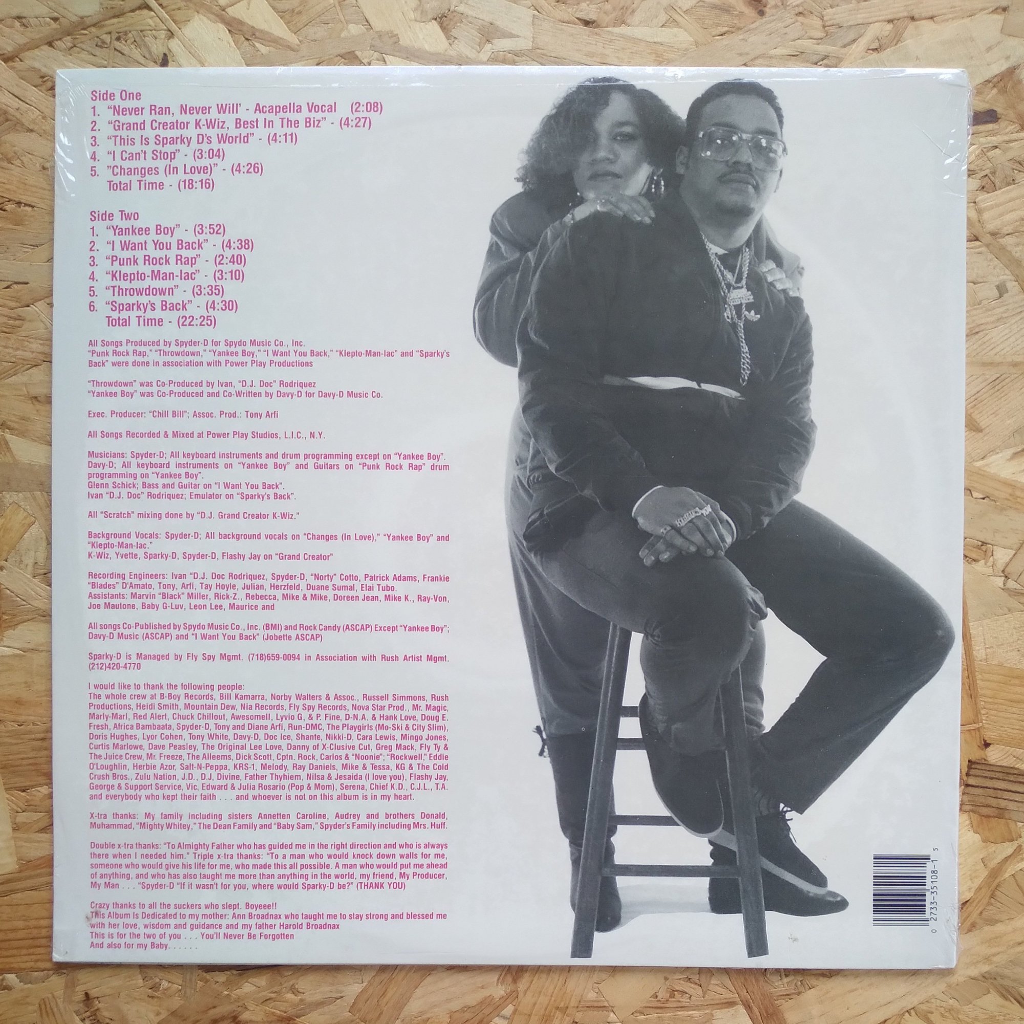 Sparky-D, 'This is Sparky-D's World' US Rap vinyl LP - Vinyl, CD, and ...