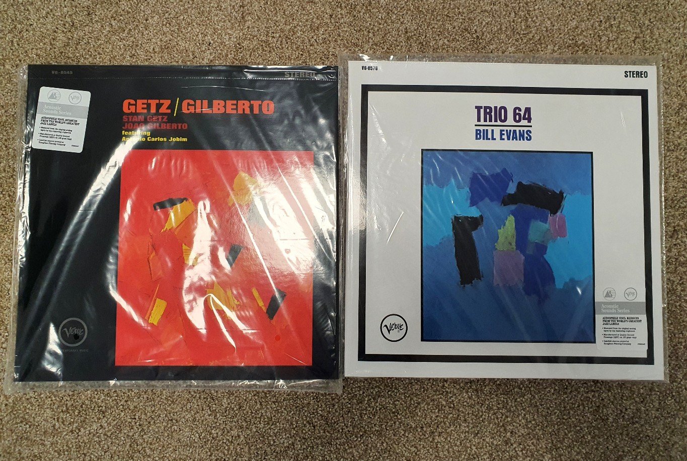 Getz gilberto & Bill Evans Trio 64 - 2 Titles Lps |﻿ Vinyl, CD, and Blu-ray