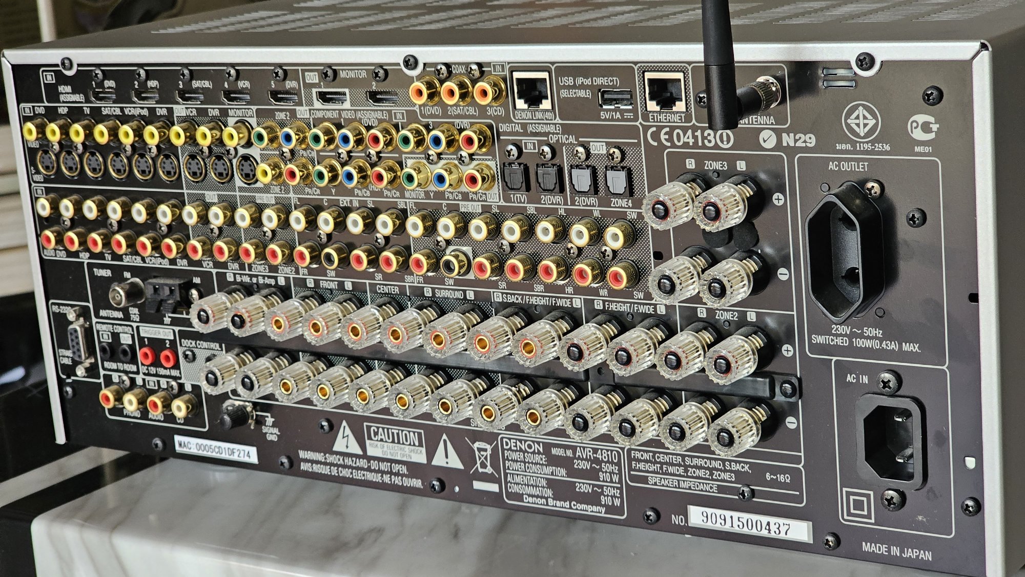 DENON AVR 4810 MADE IN JAPAN (WIFI) |﻿ Stereo, Home Cinema, Headphones ...