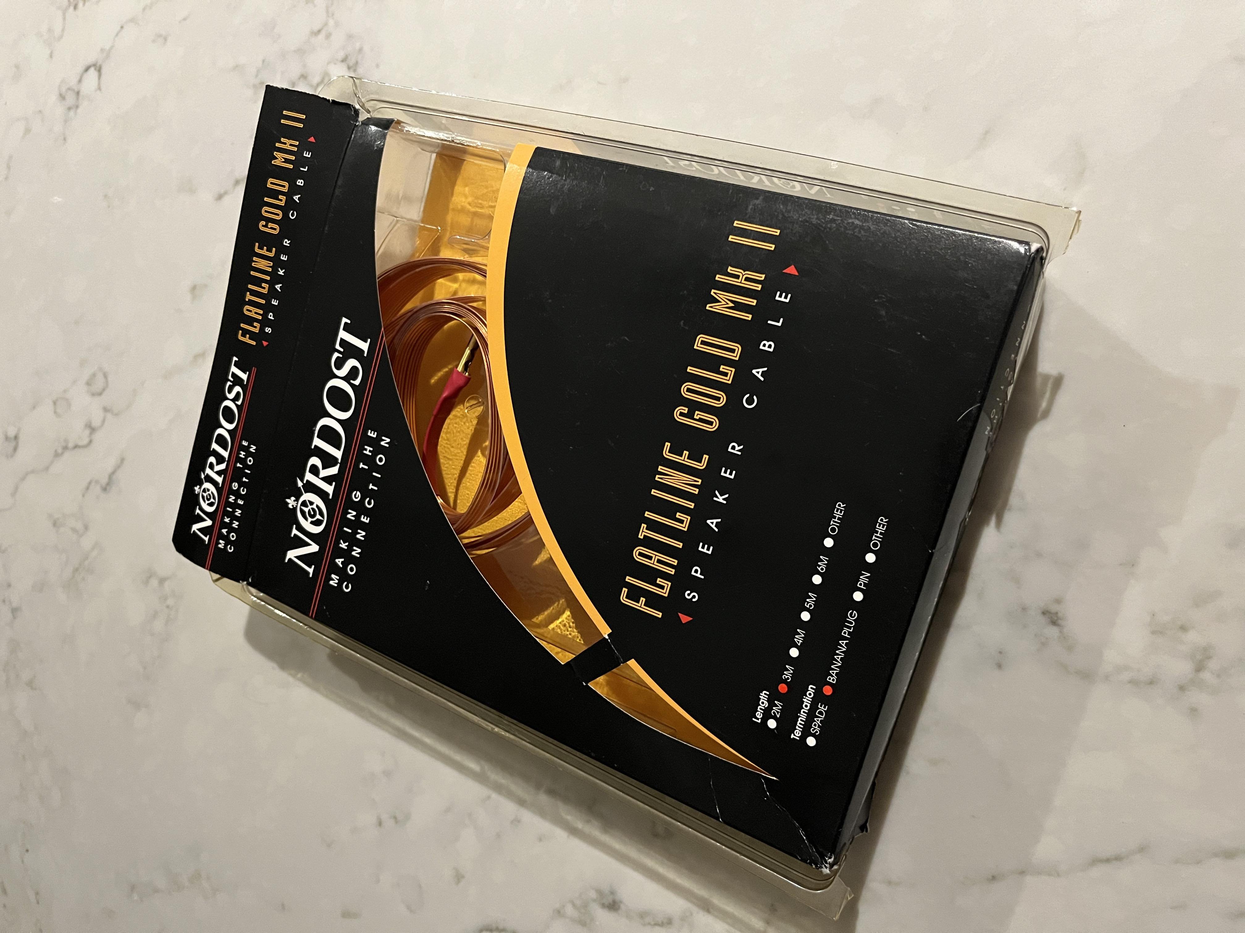 Nordost Super Flatline Gold MK2 Speaker Cable 3M - Hi-Fi and Cinema ...
