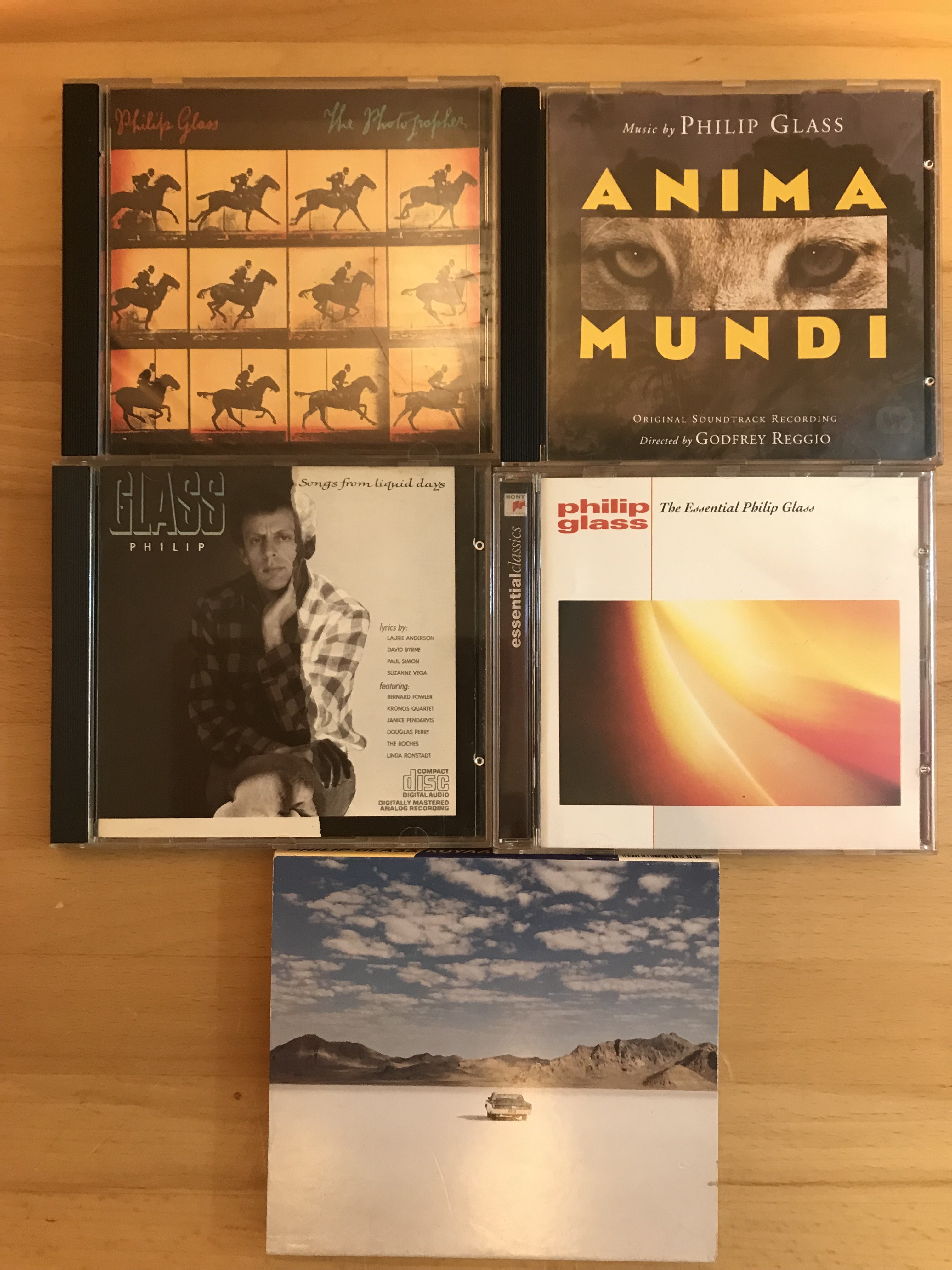 Phillip Glass CDs x 9 |﻿ Vinyl, CD, and Blu-ray