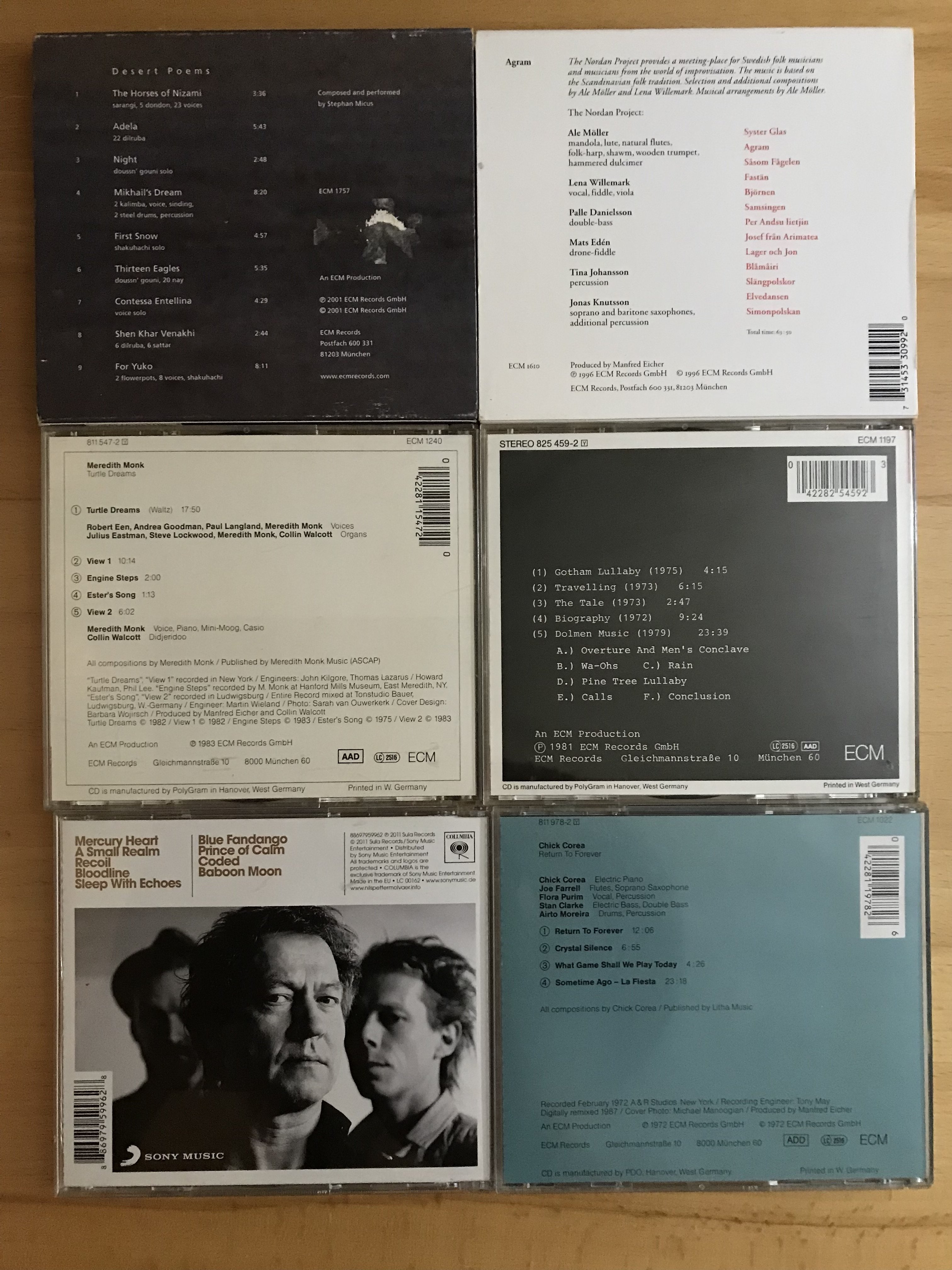ECM CDs x 6 - Vinyl, CD, and Blu-ray - StereoNET