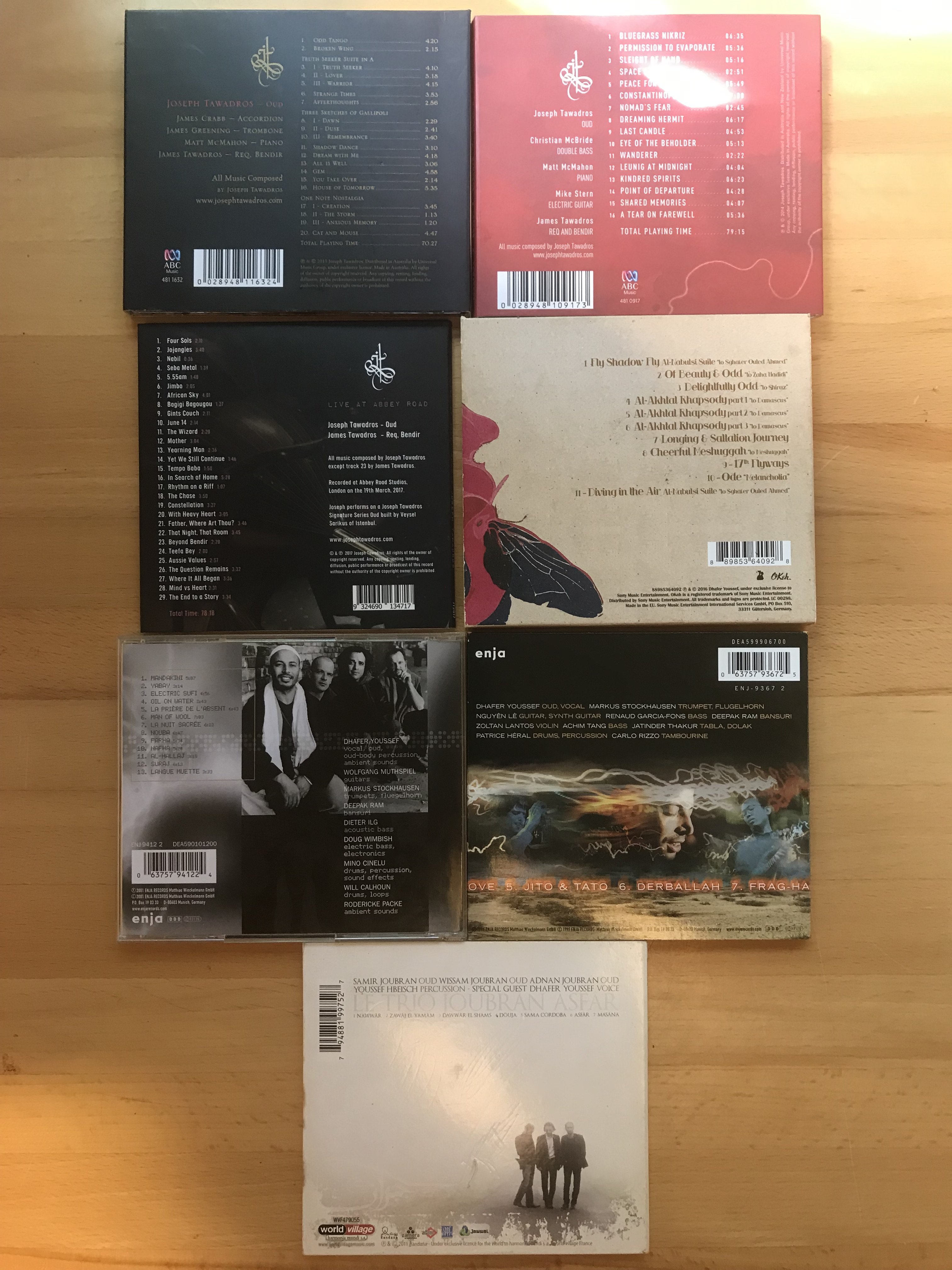 Oud Music- CDs x 7 -Tawadros, Trio Joubran, Dhafer Youssef |﻿ Vinyl, CD ...