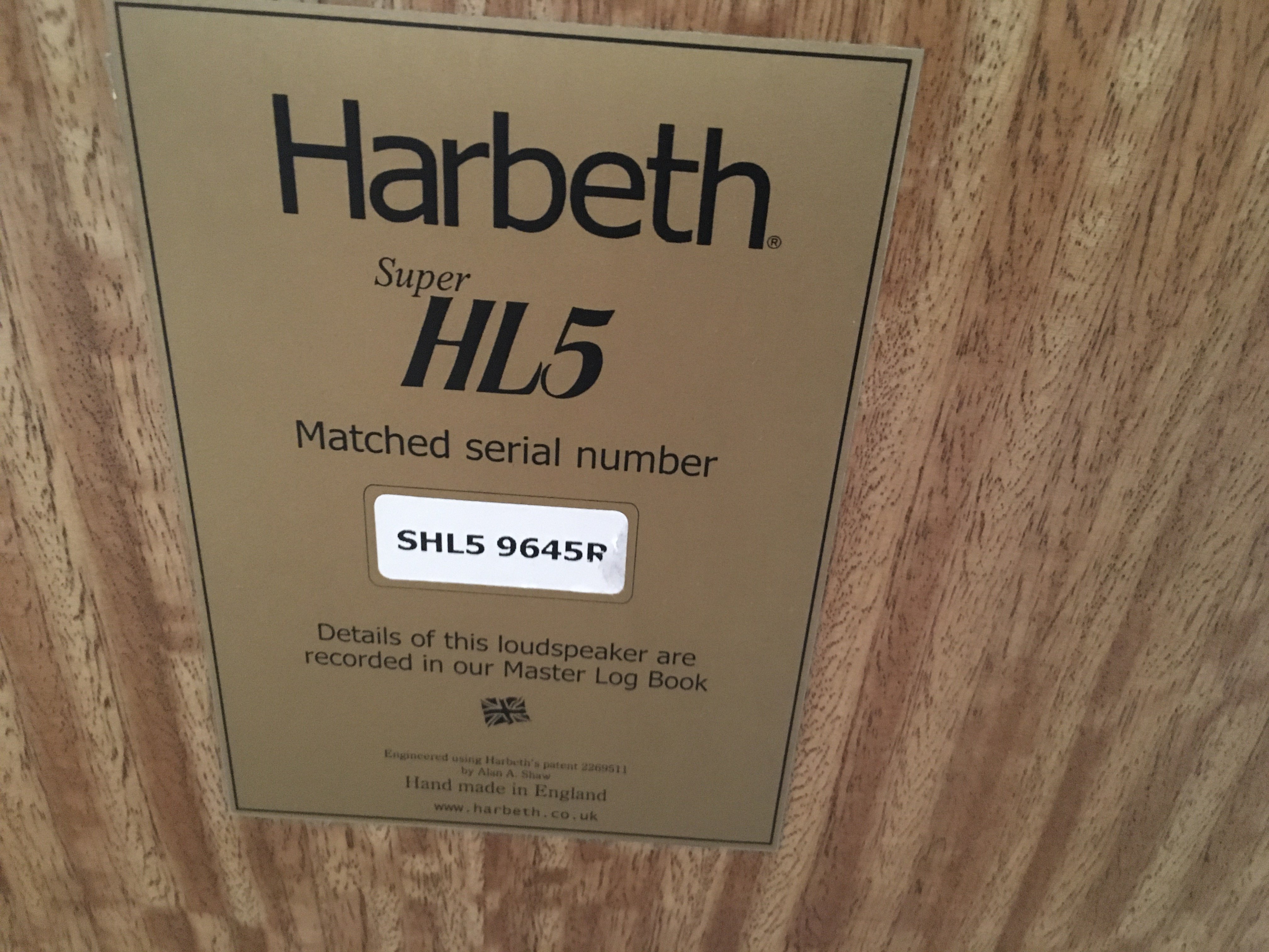 Harberth SuperHL5 - Stereo, Home Cinema, Headphones Components - StereoNET