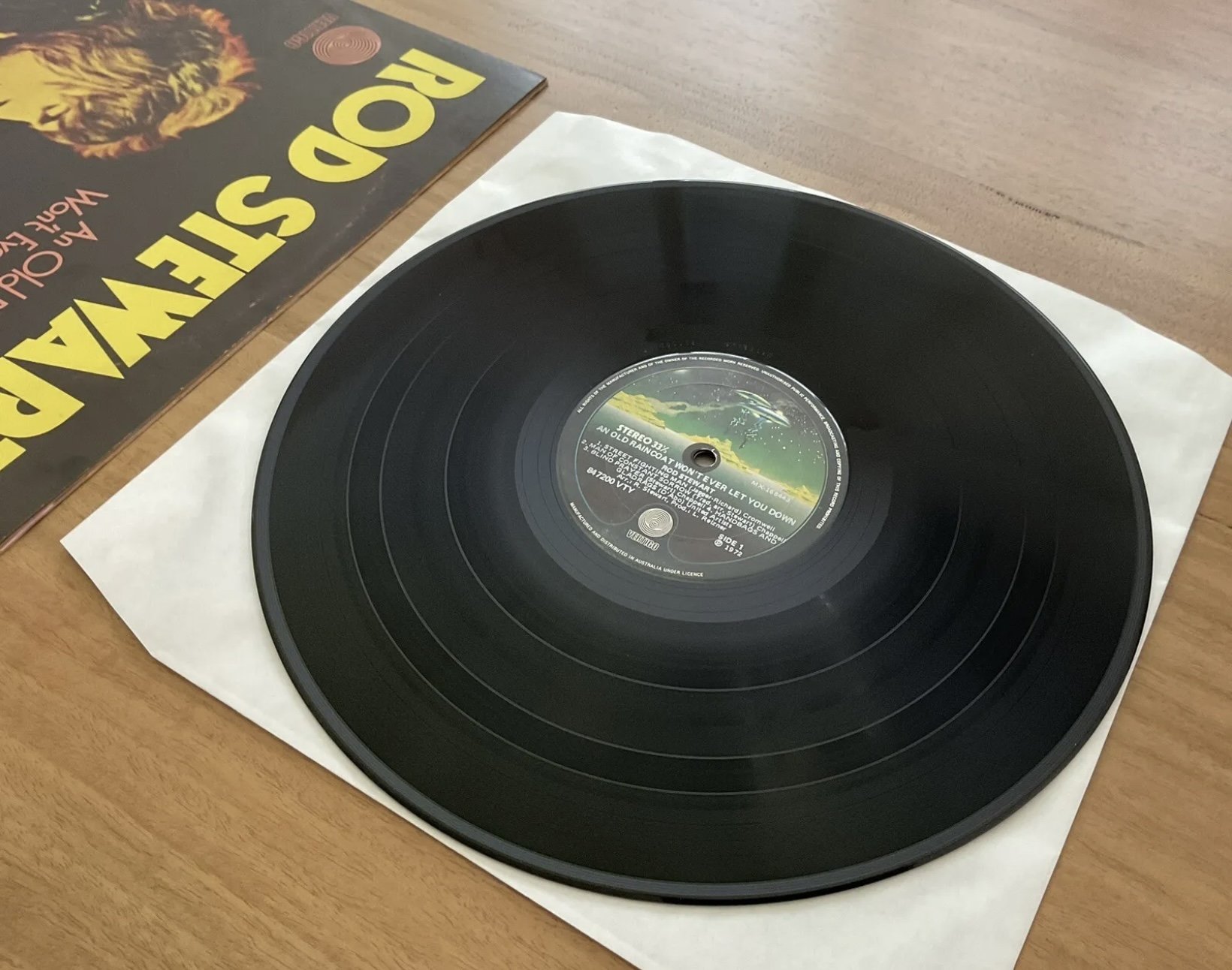 WITHDRAWN: Rod Stewart “An Old Raincoat Won’t Ever Let You Down” 1972 ...