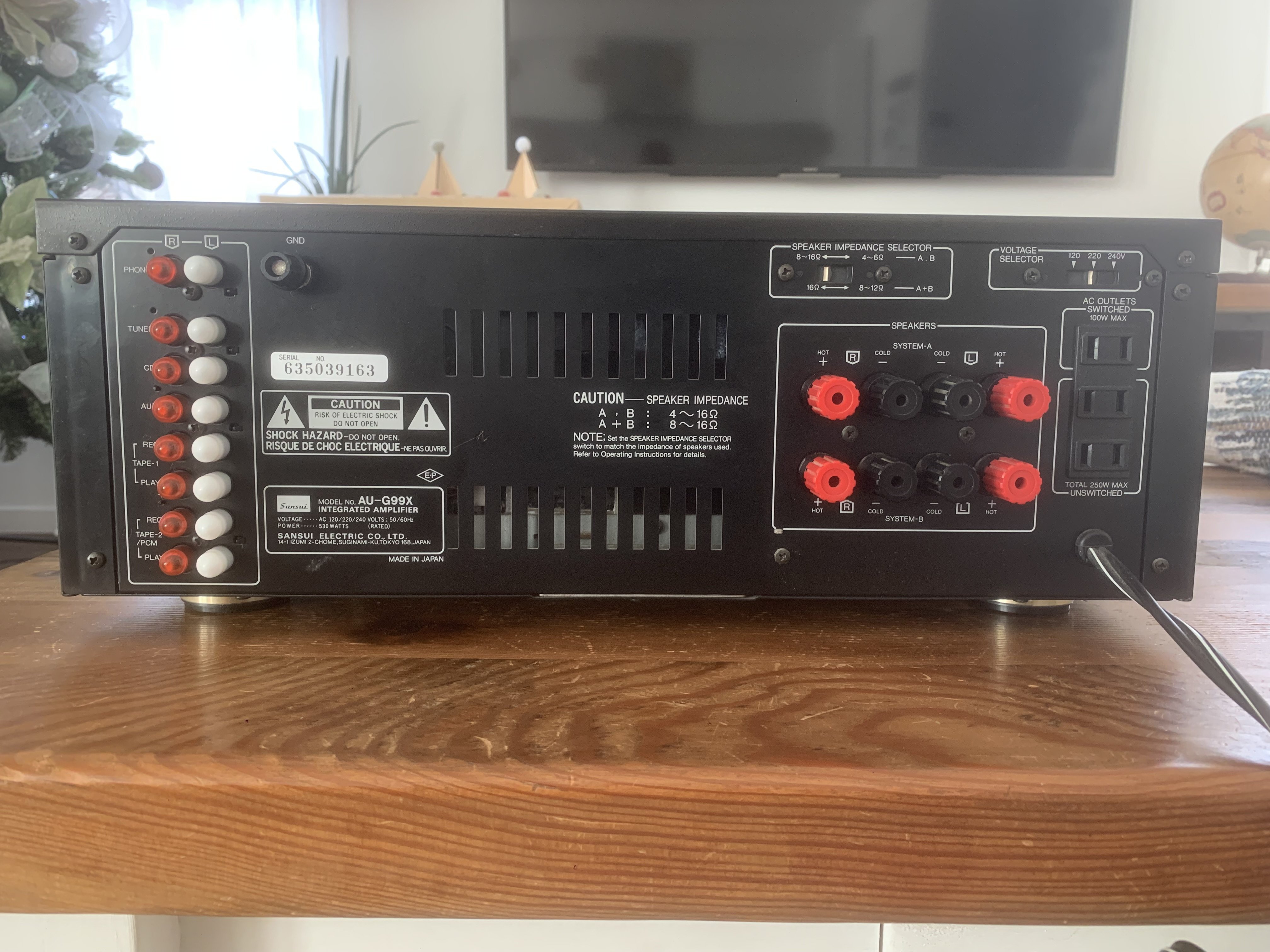 Sansui AU-G99X Integrated Amplifier - Stereo, Home Cinema, Headphones ...